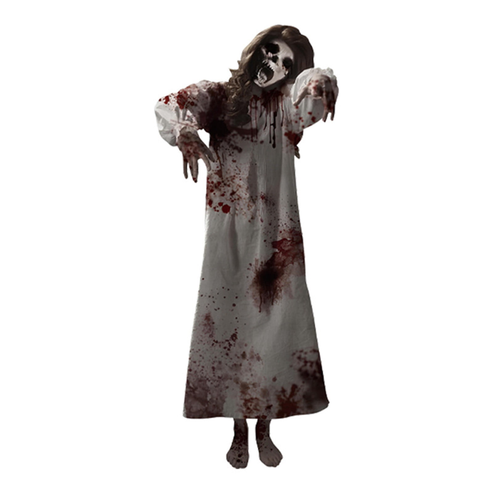 Halloween Decorations Scary Female Ghost Large Wall Decals Creepy ...