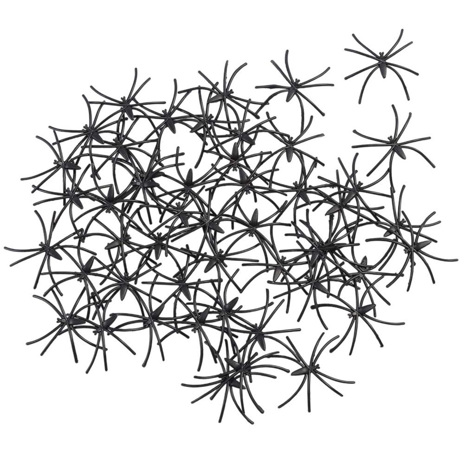 Halloween Decorations Set Of 10 Realistic Plastic Spider Decorations ...