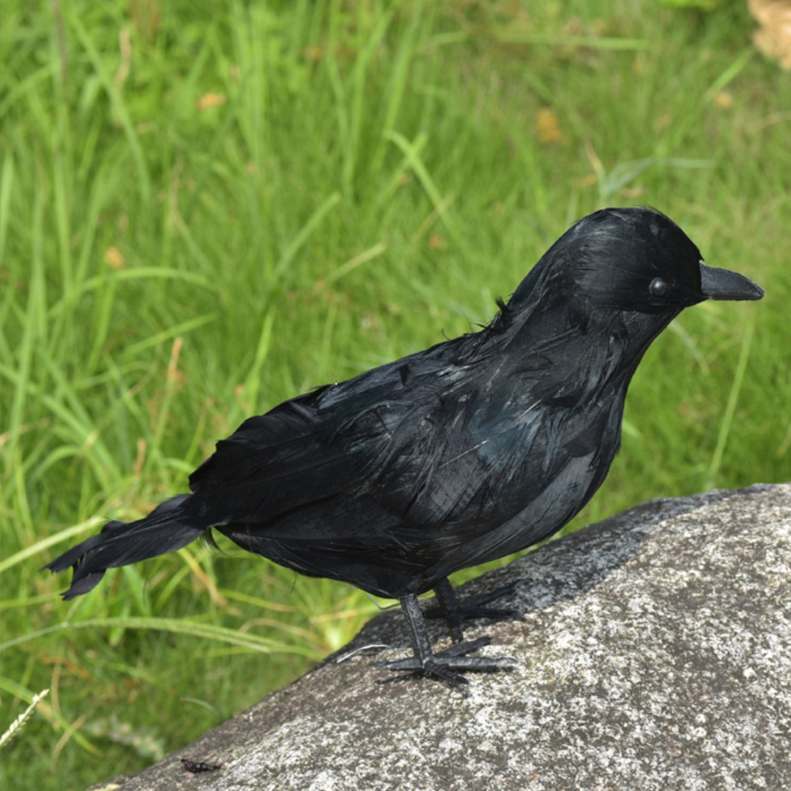 Halloween Decorations - Simulated Feather Crow Halloween Party Supplies ...