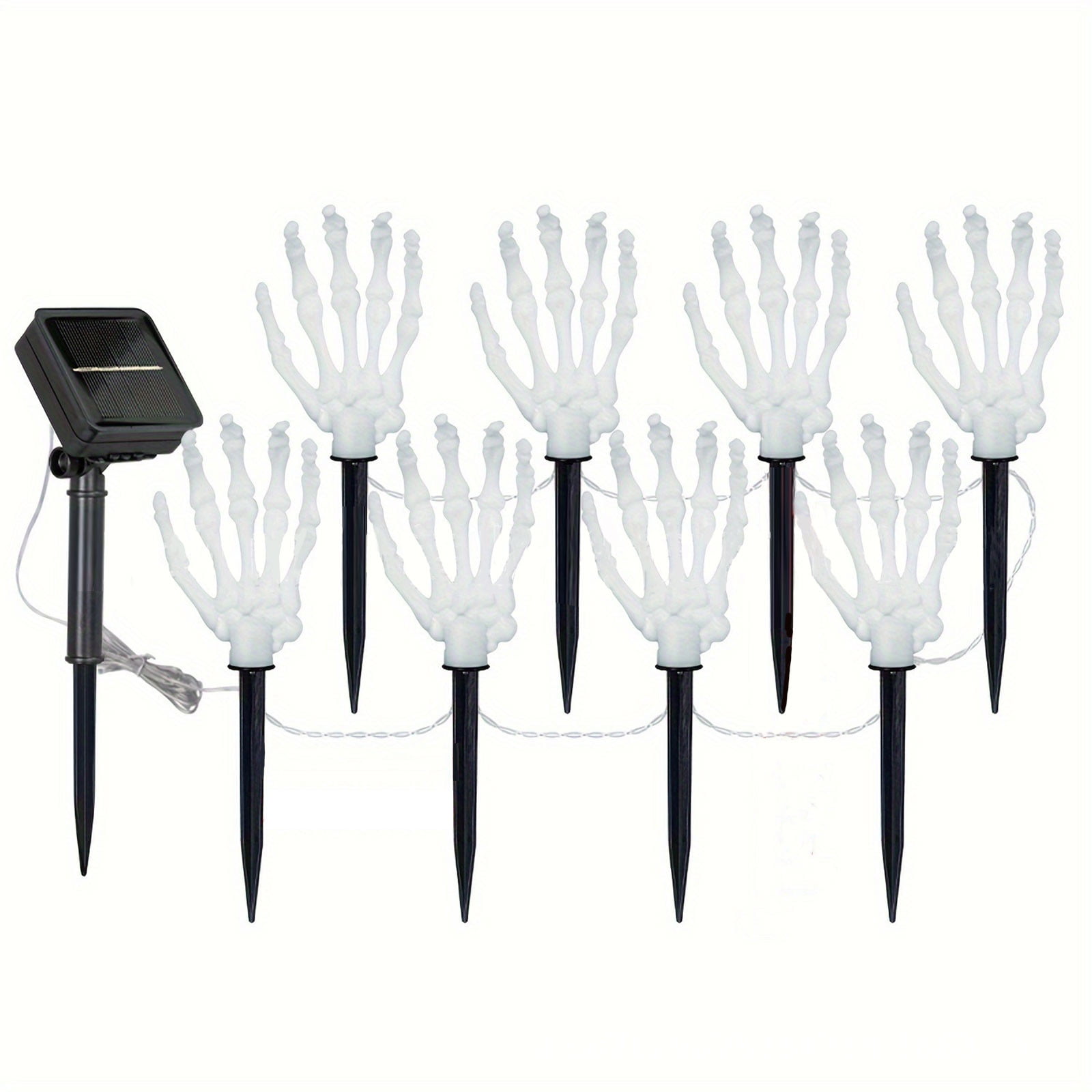 Halloween Decorations Skeleton Hand Solar Powered Scary Halloween ...