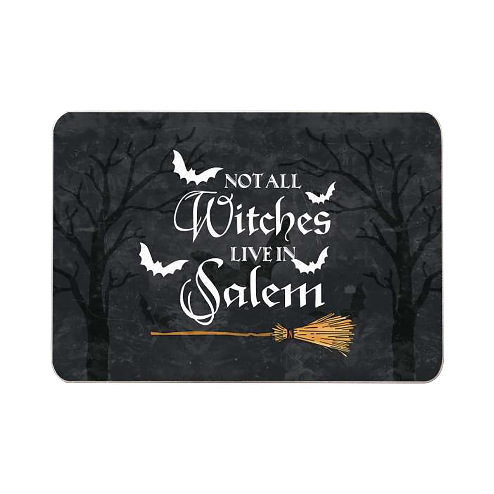 Halloween Decorations Skull Halloween Skeleton Floor Mat, 16"x24" Non ...