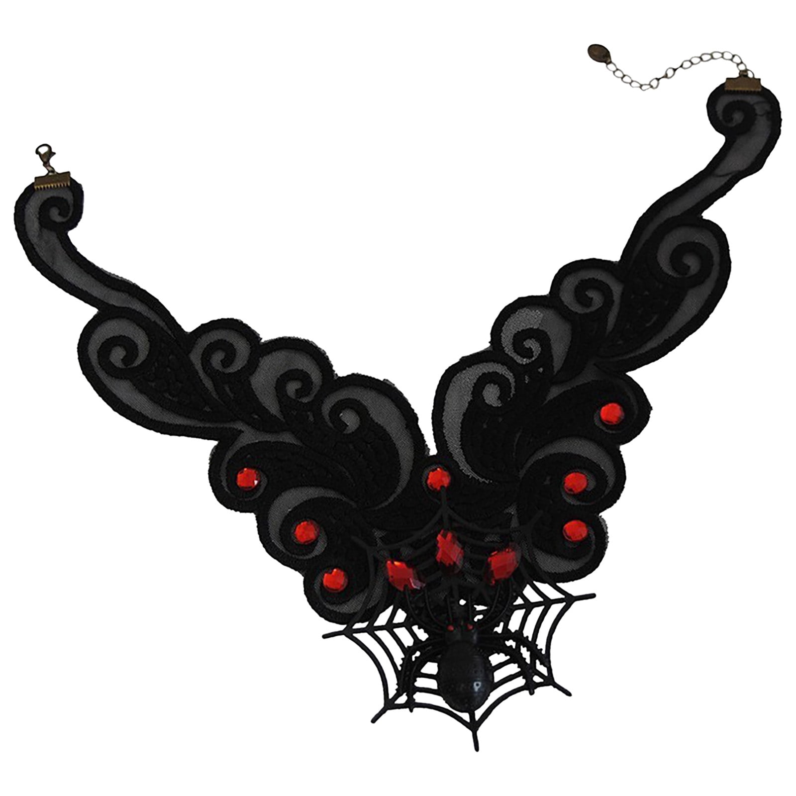 Halloween Decorations Spider, Hwkond Collarbone Fake Collar, Fashion ...