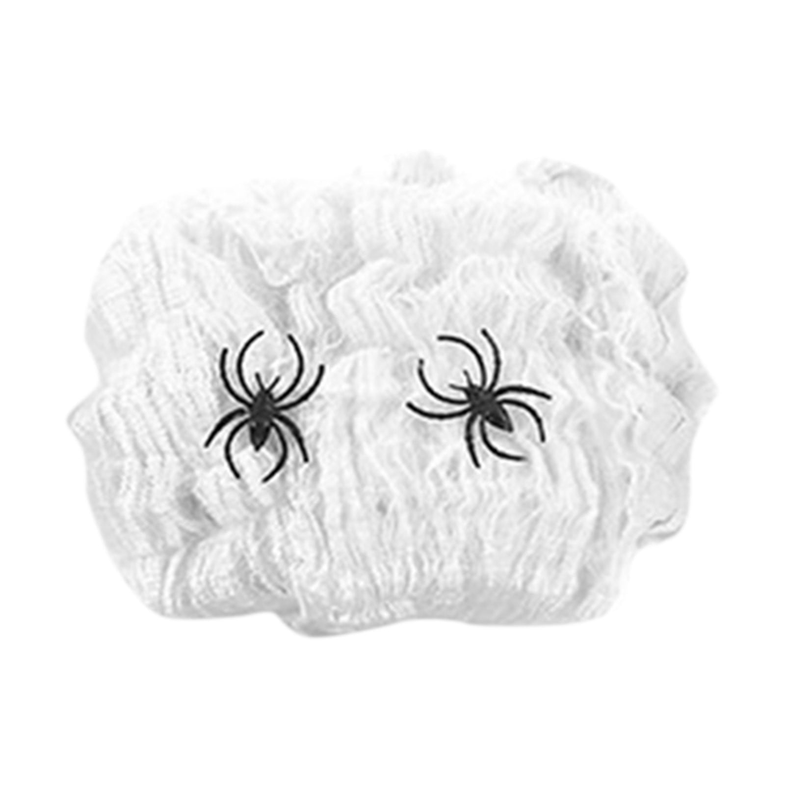 Halloween Decorations Spider, Hwkond Halloween Cobwebs Cotton Candy ...