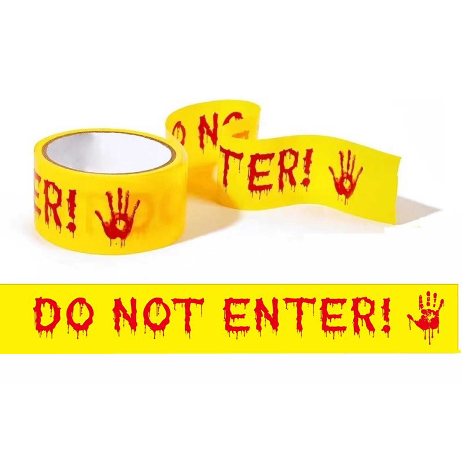 Halloween Decorations Tape,Halloween “DO NOT ENTER!” Barrier Tape ...