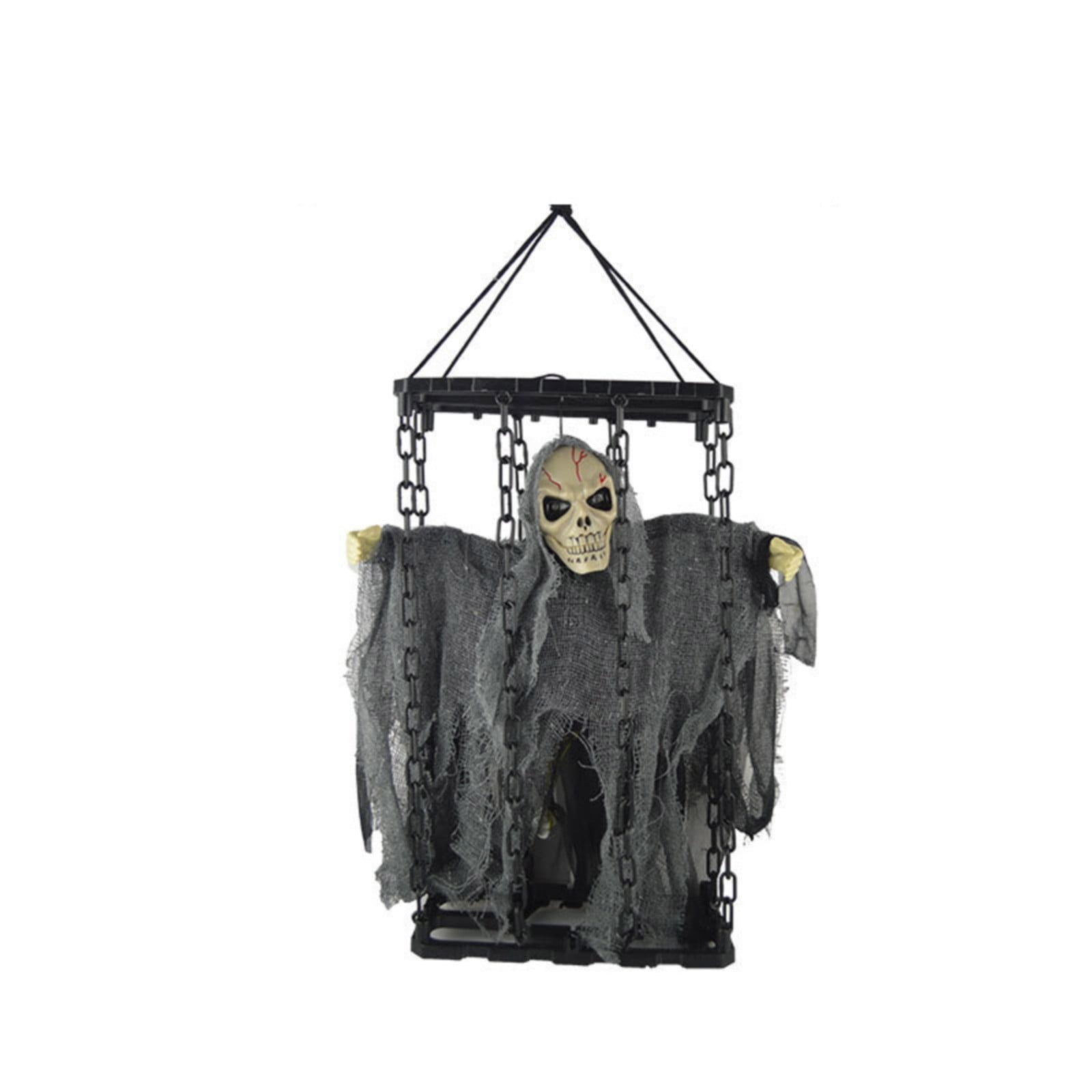 Halloween Decorations,Terrifying Hanging Skeleton Terrifying Realistic ...
