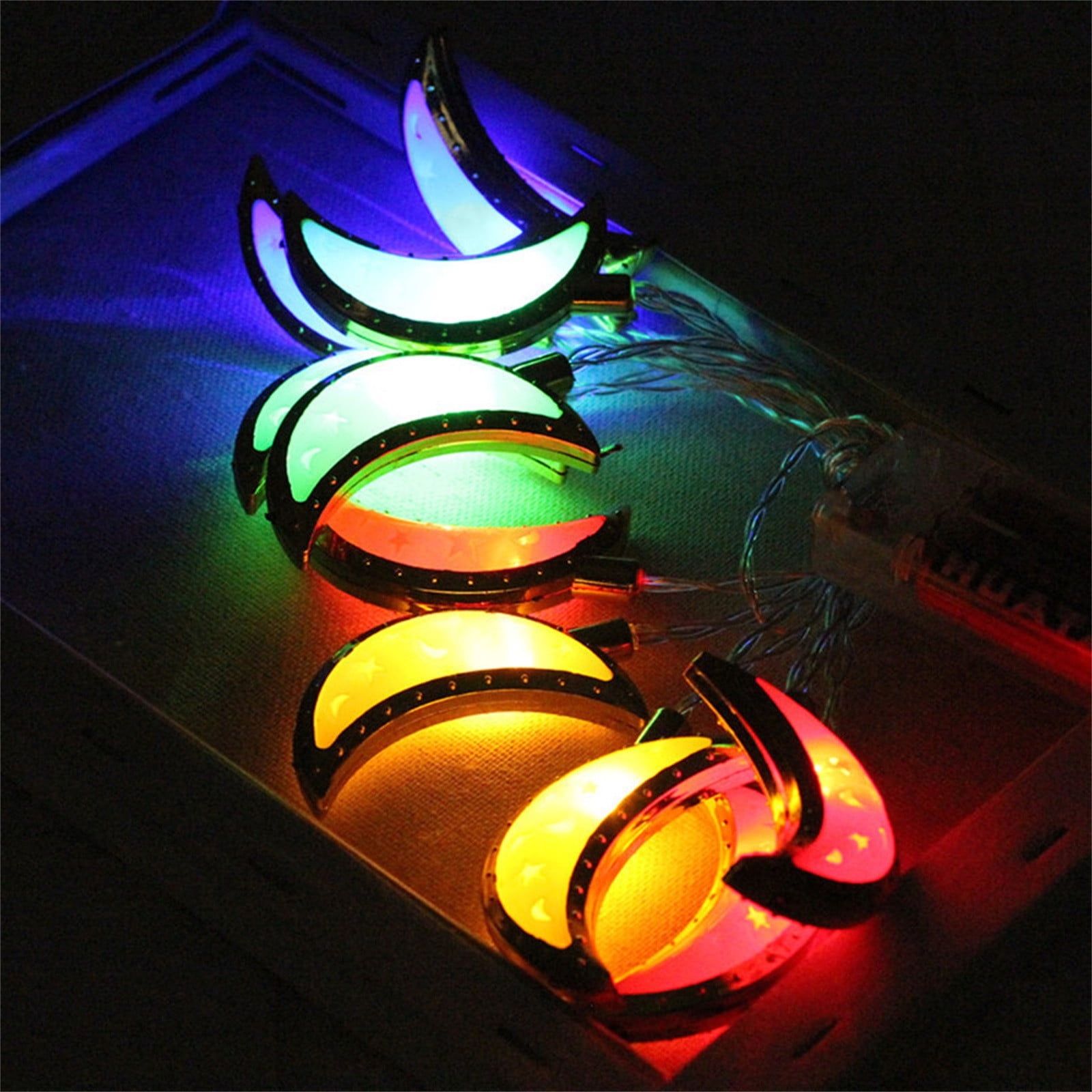 Halloween Decorations Vmvidoty 10 LED Ramadans Eids String Lights 65inch Lamp Home Decor LED ...