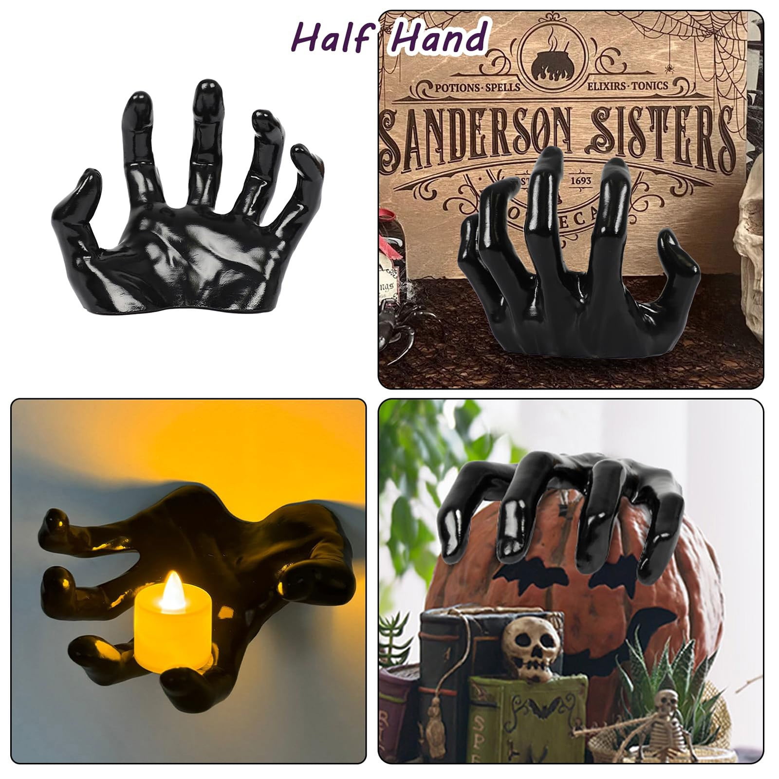 Halloween Decorations,Wall Mounted Creepy Reaching Hands,Life-Sized ...