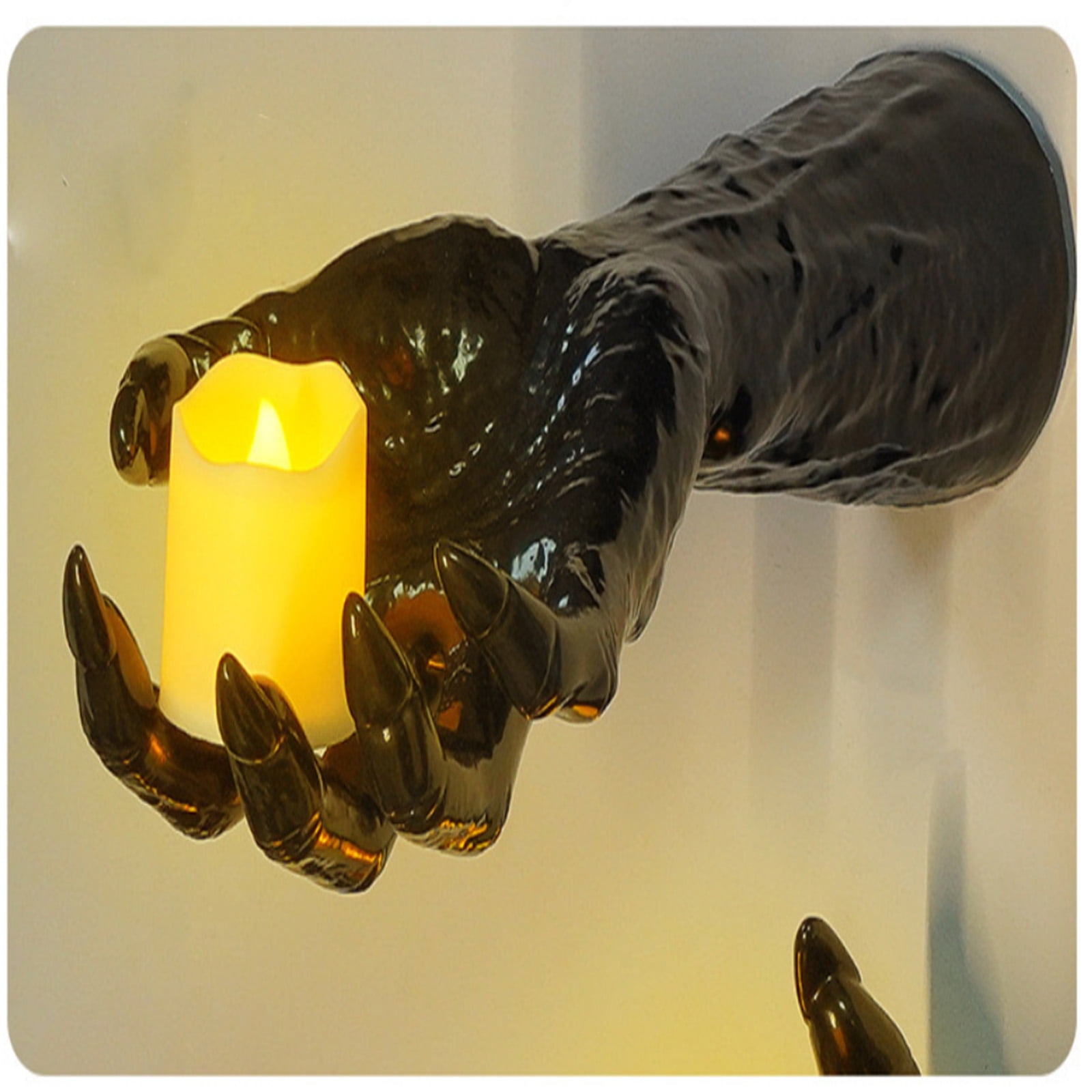 Halloween Decorations, Wall Mounted Creepy Reaching Hands with LED ...
