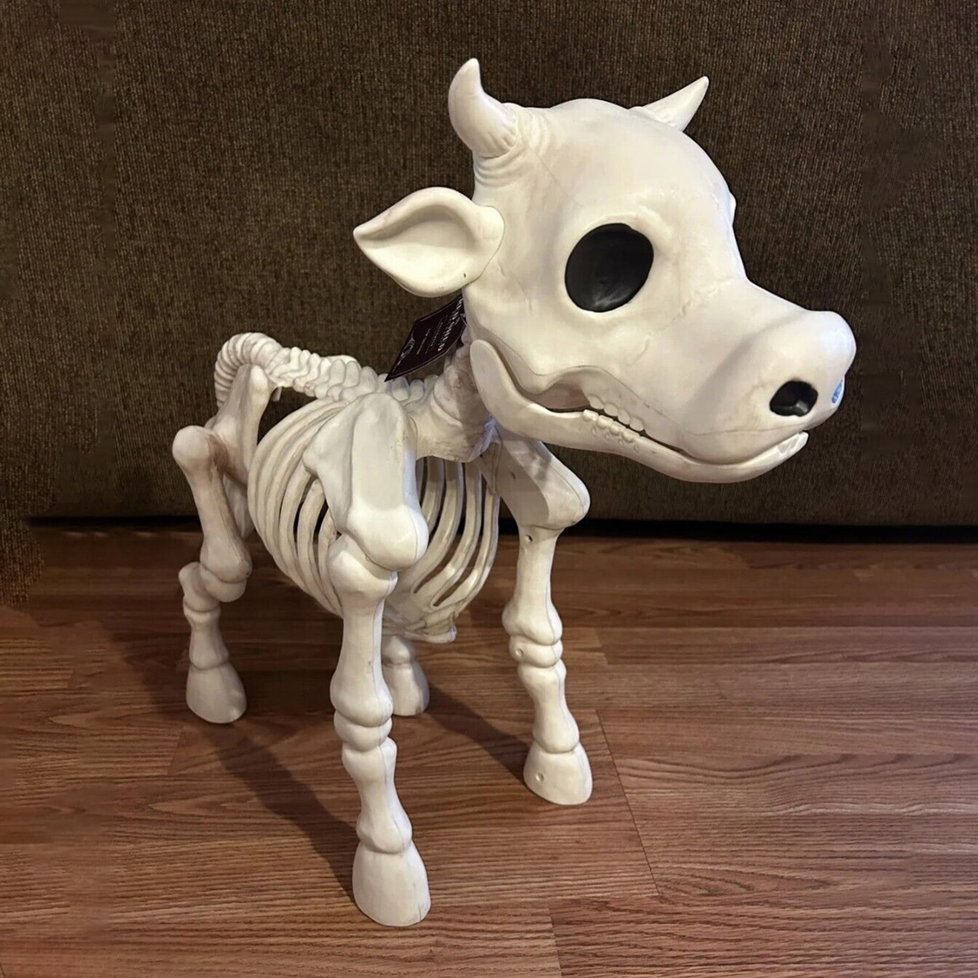 Halloween Decorations White Bull Ornaments Simulation New Year Party ...