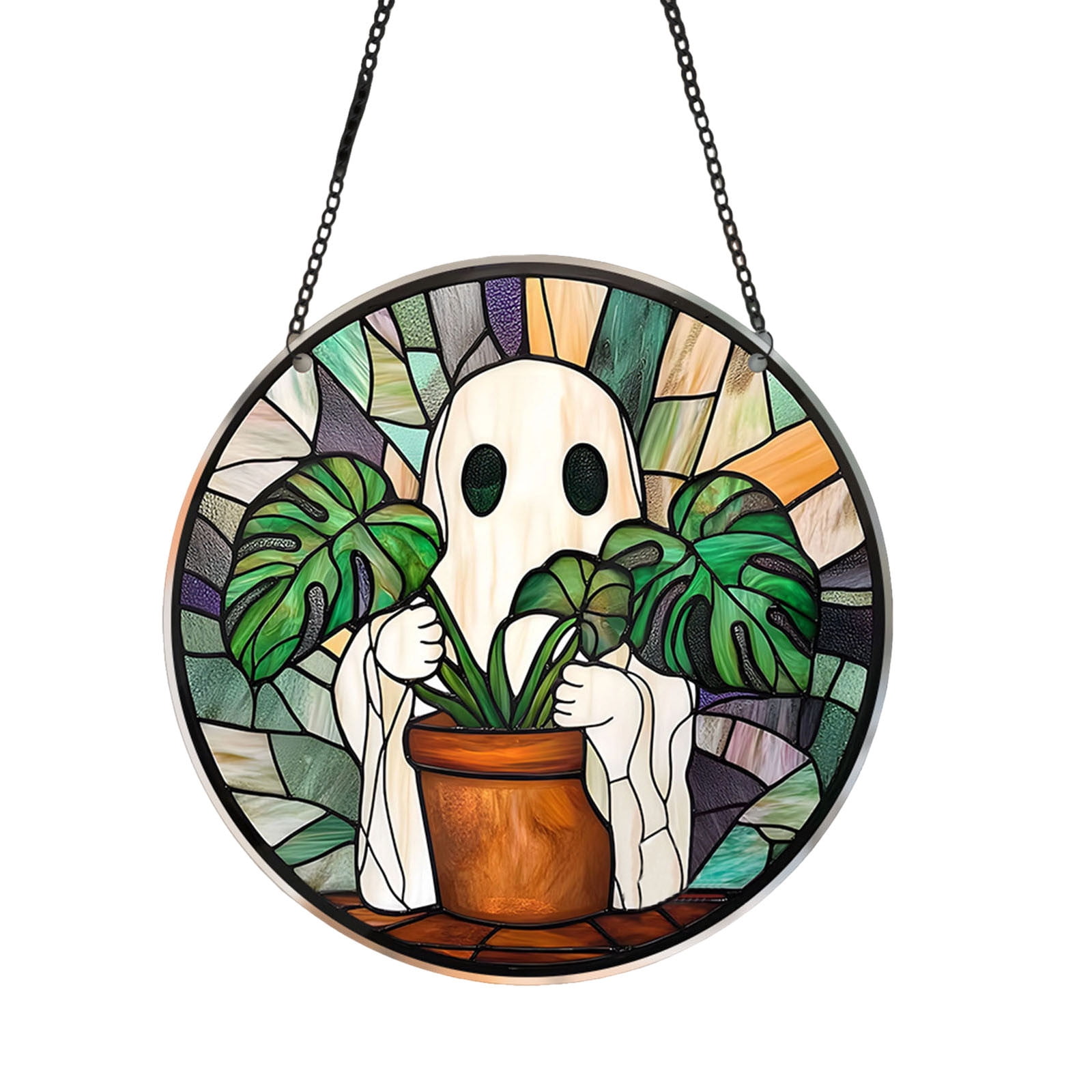 Halloween Decorations Witch Acrylic Pendant for Window Display | and ...