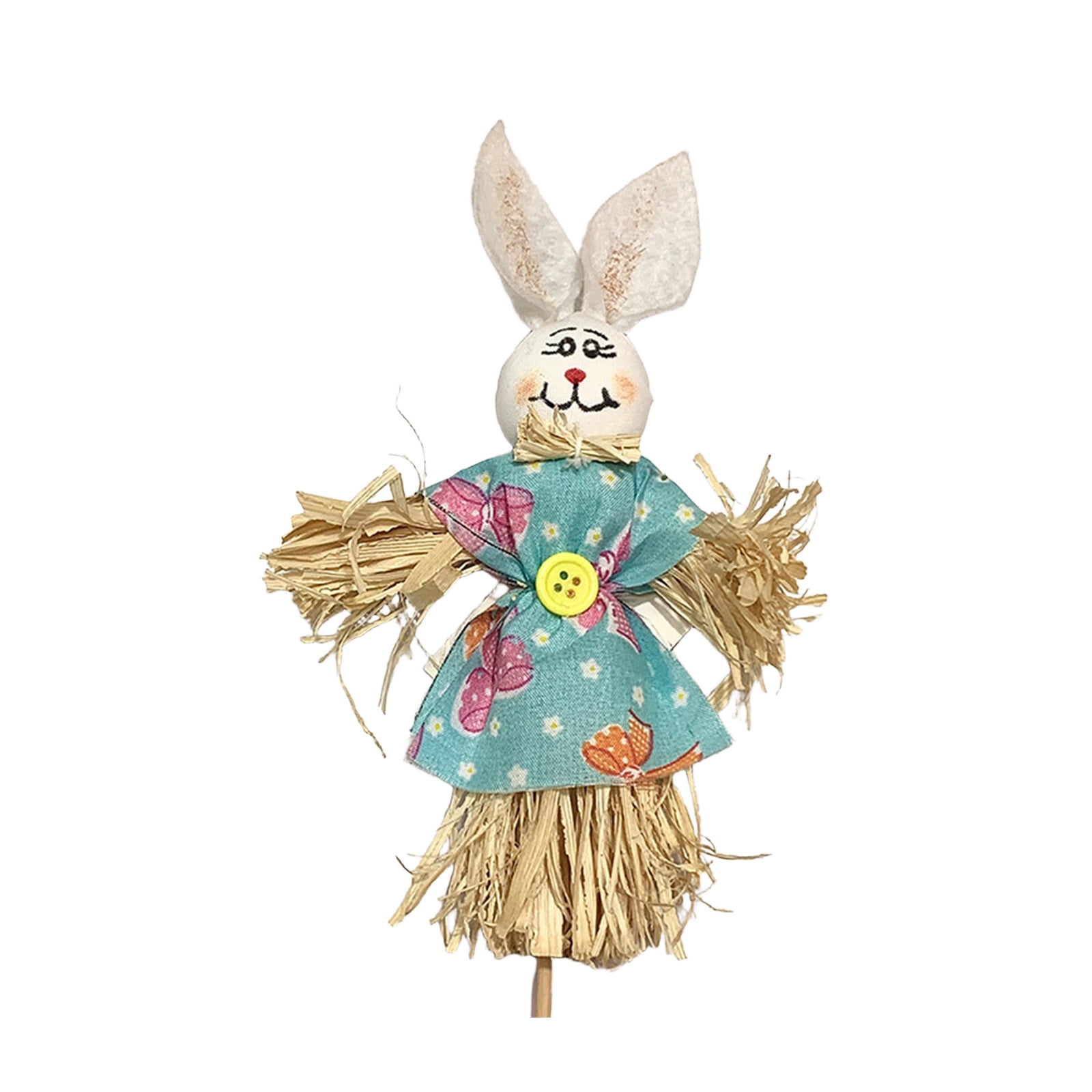 Halloween Decorations, Witch & Scarecrow Set, Ready-To Use Bunny Eared ...