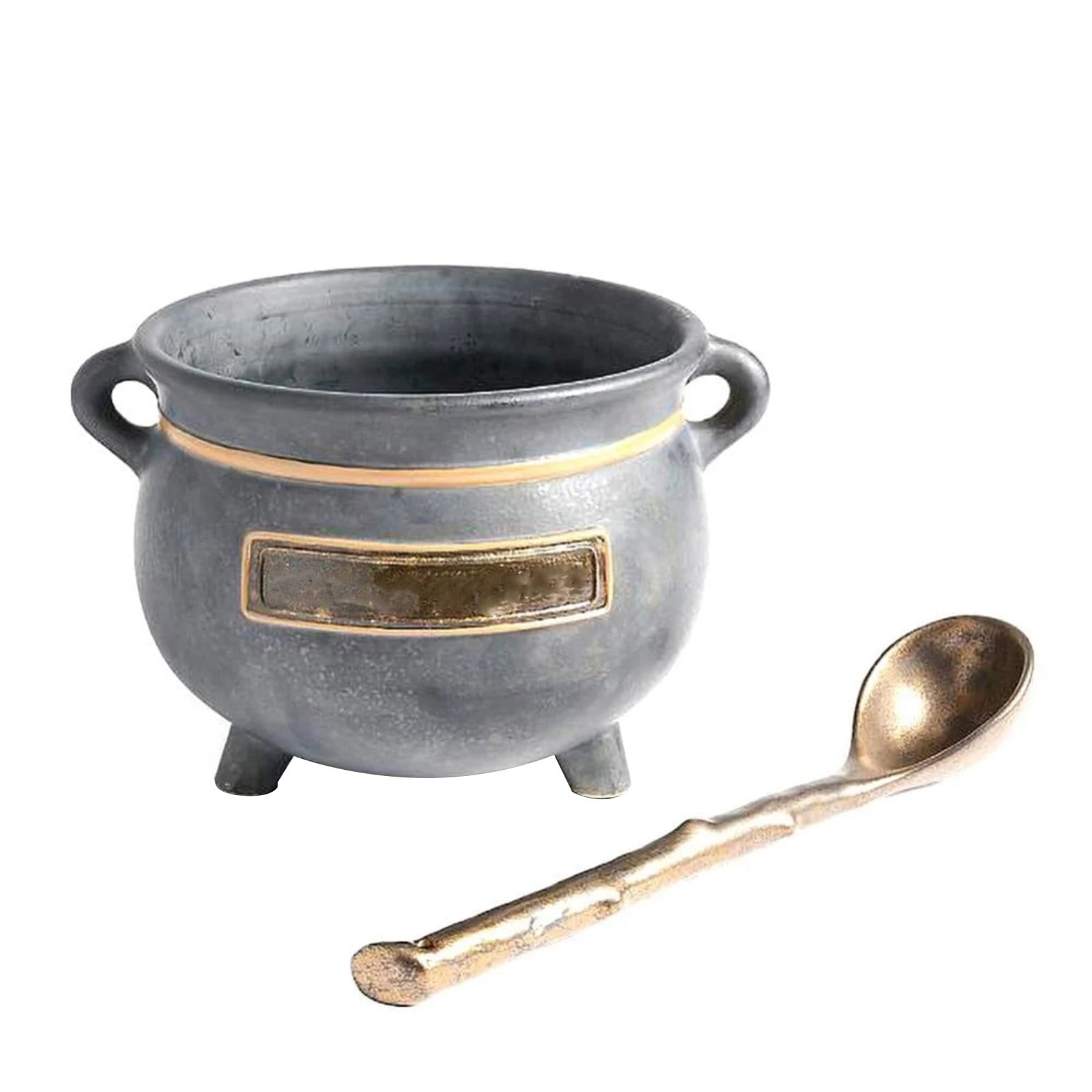 Halloween Decor - Halloween Snack Bowls Witches Cauldron with Spoon ...
