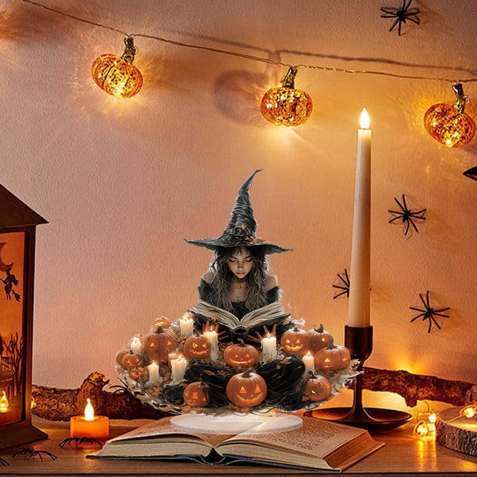 Halloween Decorations Witches Decorations 2D Halloween Witch Acrylic ...