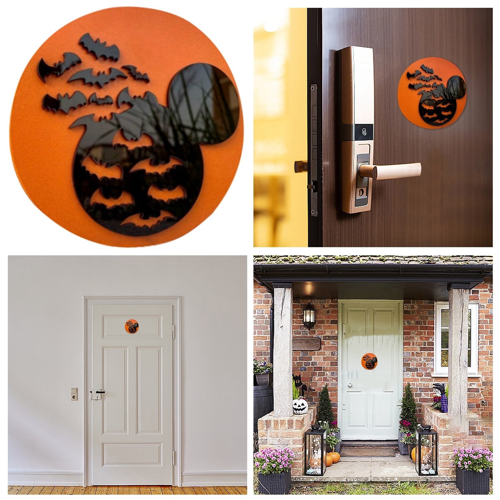 Halloween Decorations for Home Unique Wooden Wreath Adorable Front Door ...
