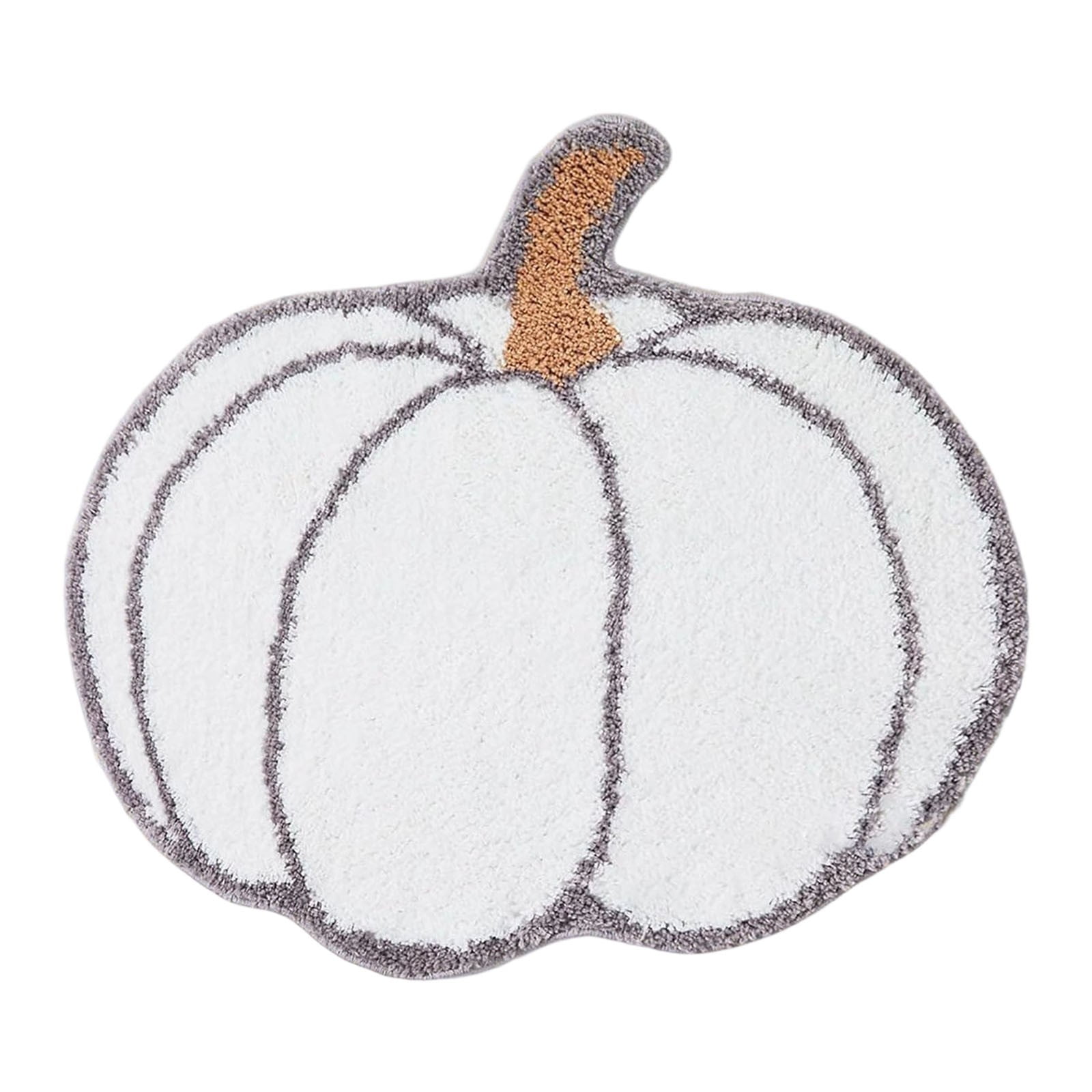 Halloween Decorative Mat, Halloween Cute Pumpkin-Shaped Mat, Non-slip ...