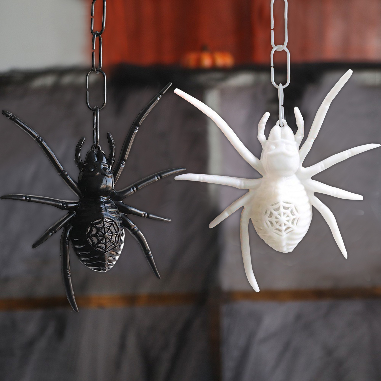Halloween Decorative Props Spider Trick Toy Simulation Plastic Spider ...