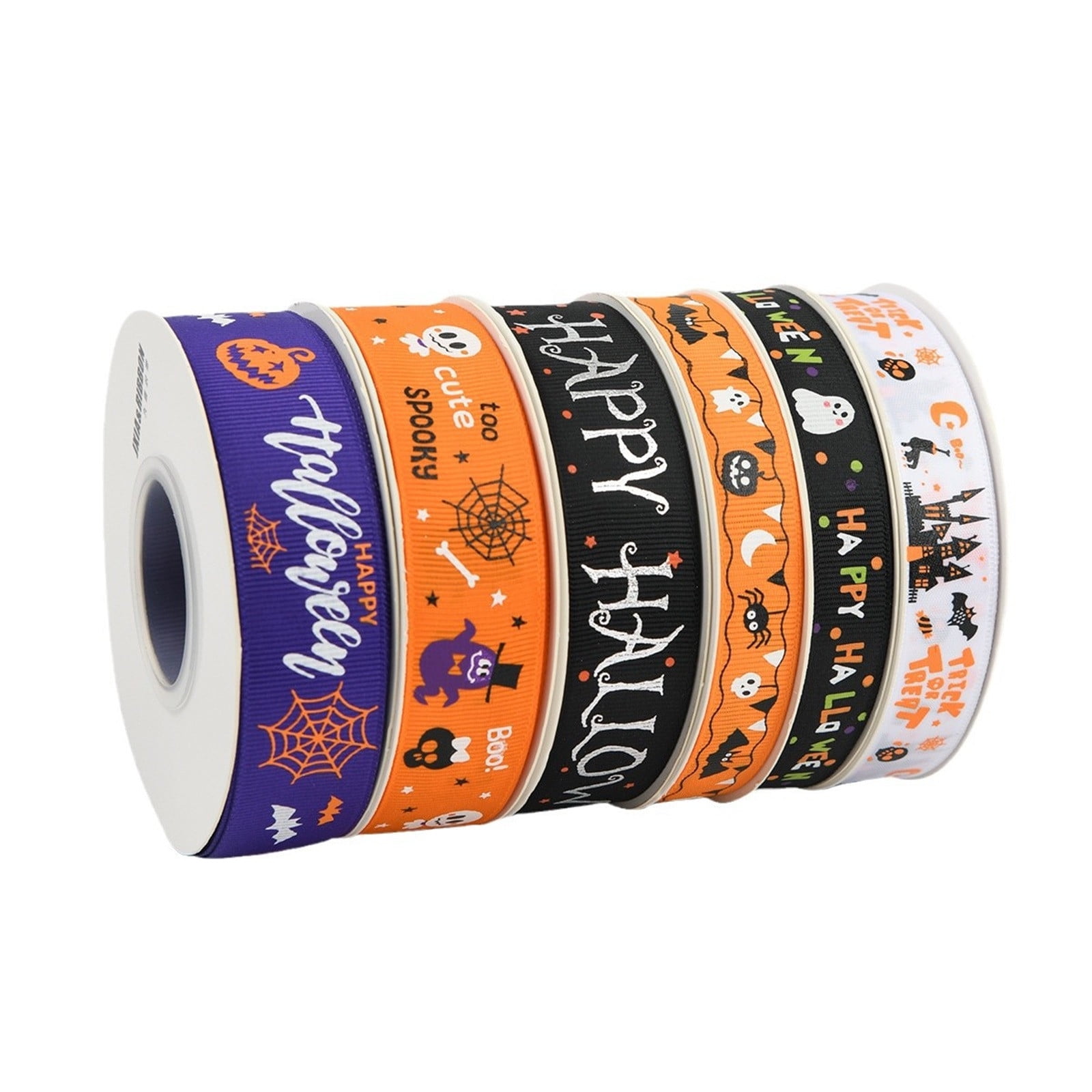 Halloween Decorative Ribbon Gift Halloween Wired Ribbon,Pumpkin Ghost ...