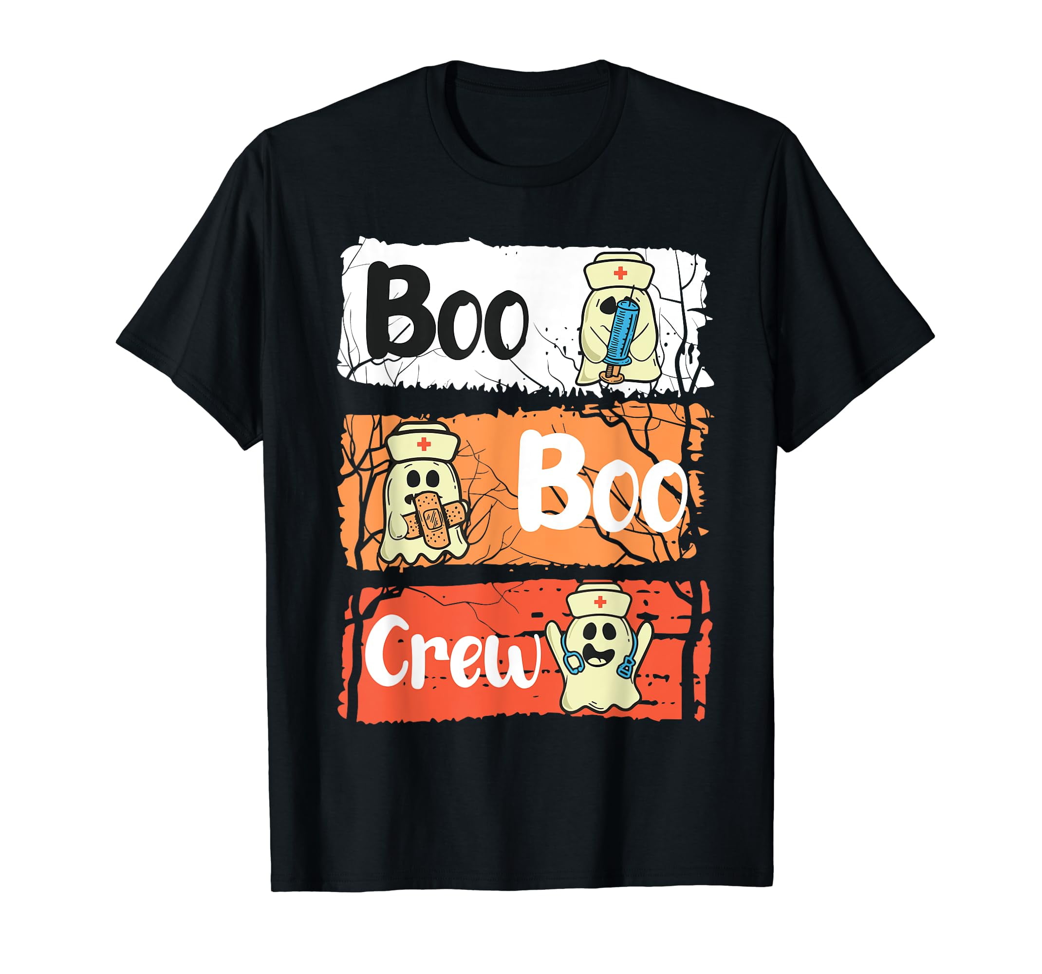 Halloween Design For Nurse Boo Crew T-Shirt - Walmart.com