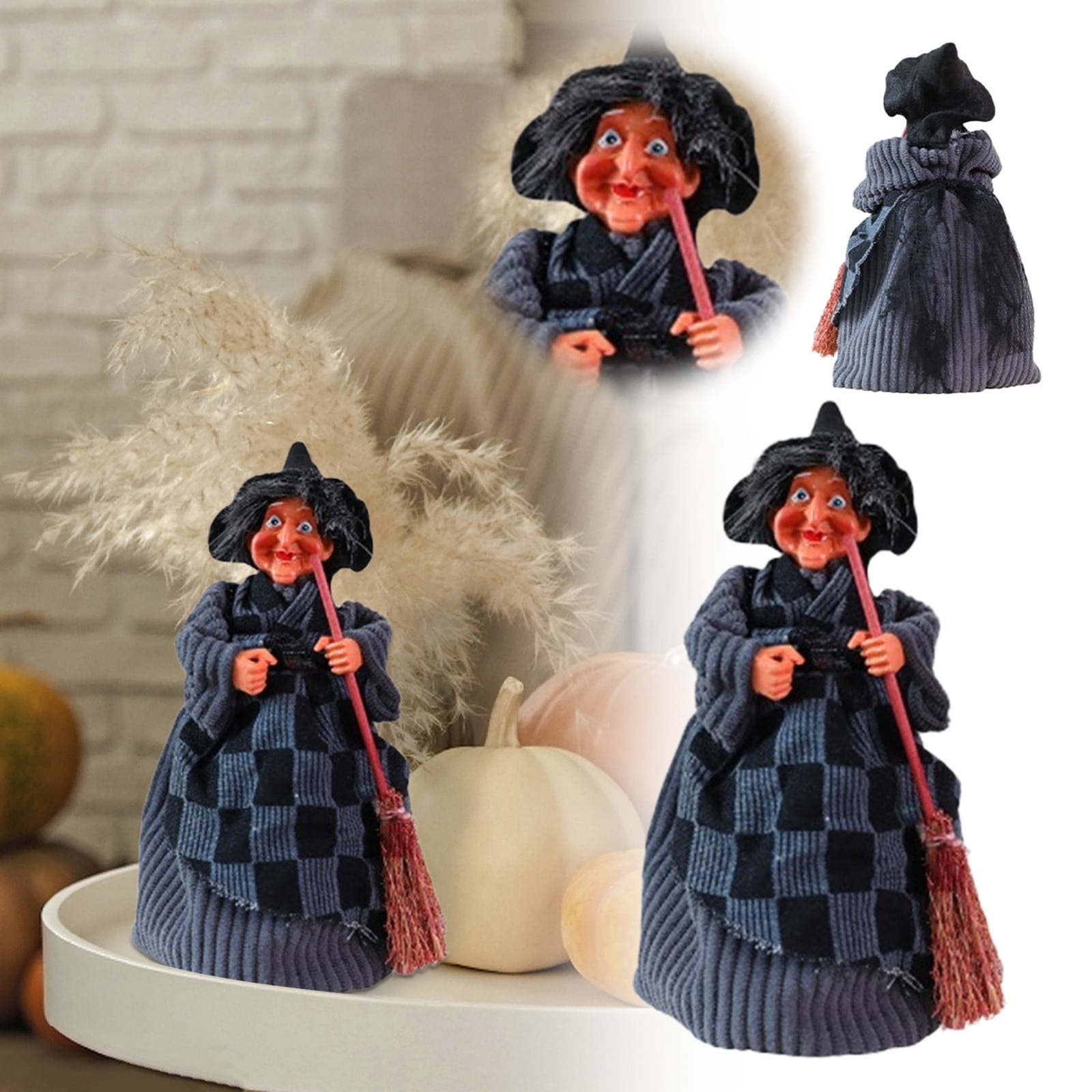 Halloween Desktop Ornament Witch Figurine | Decorative Witch for Party ...