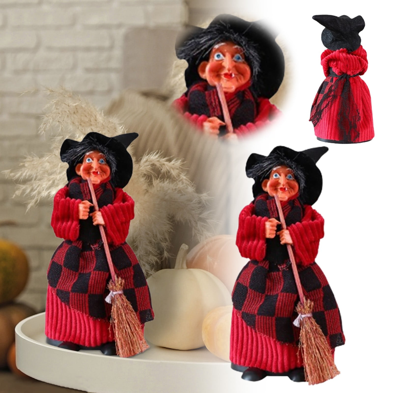 Halloween Desktop Ornament Witch Figurine | Decorative Witch for Party ...