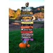 Vikakiooze Halloween Decorations: 3 Luminous Ghosts Yard Signs Stakes ...