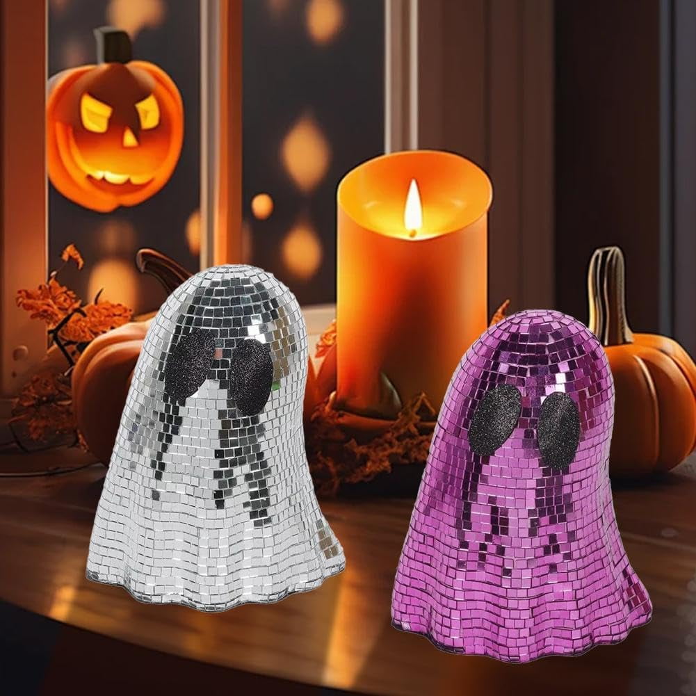 Halloween Disco Ghost Decor - The Mirror Ghost Disco Ball, Disco Ghost ...