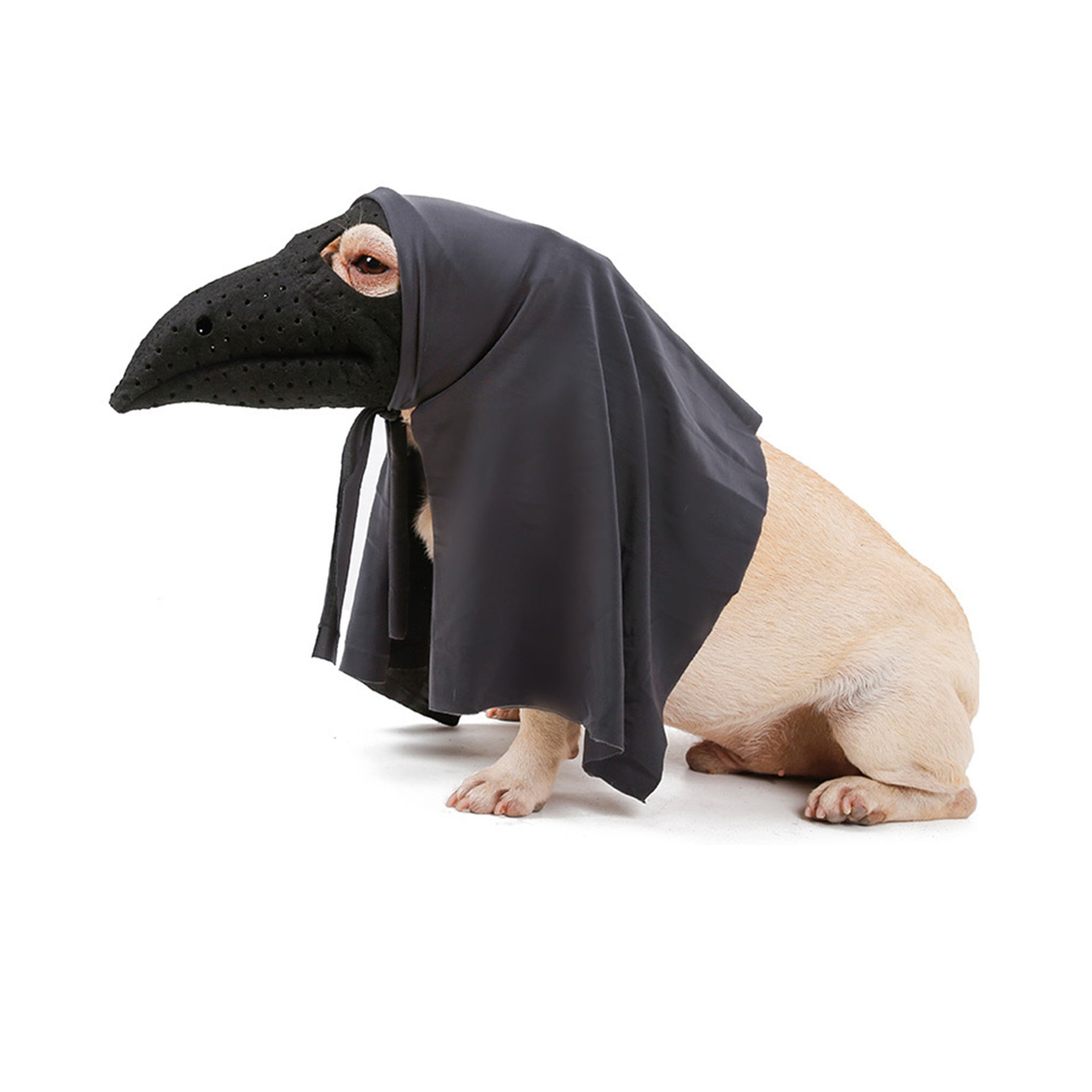 Halloween Dog Crow Costume Bird Beak Face Covering Funny Pet Cosplay ...