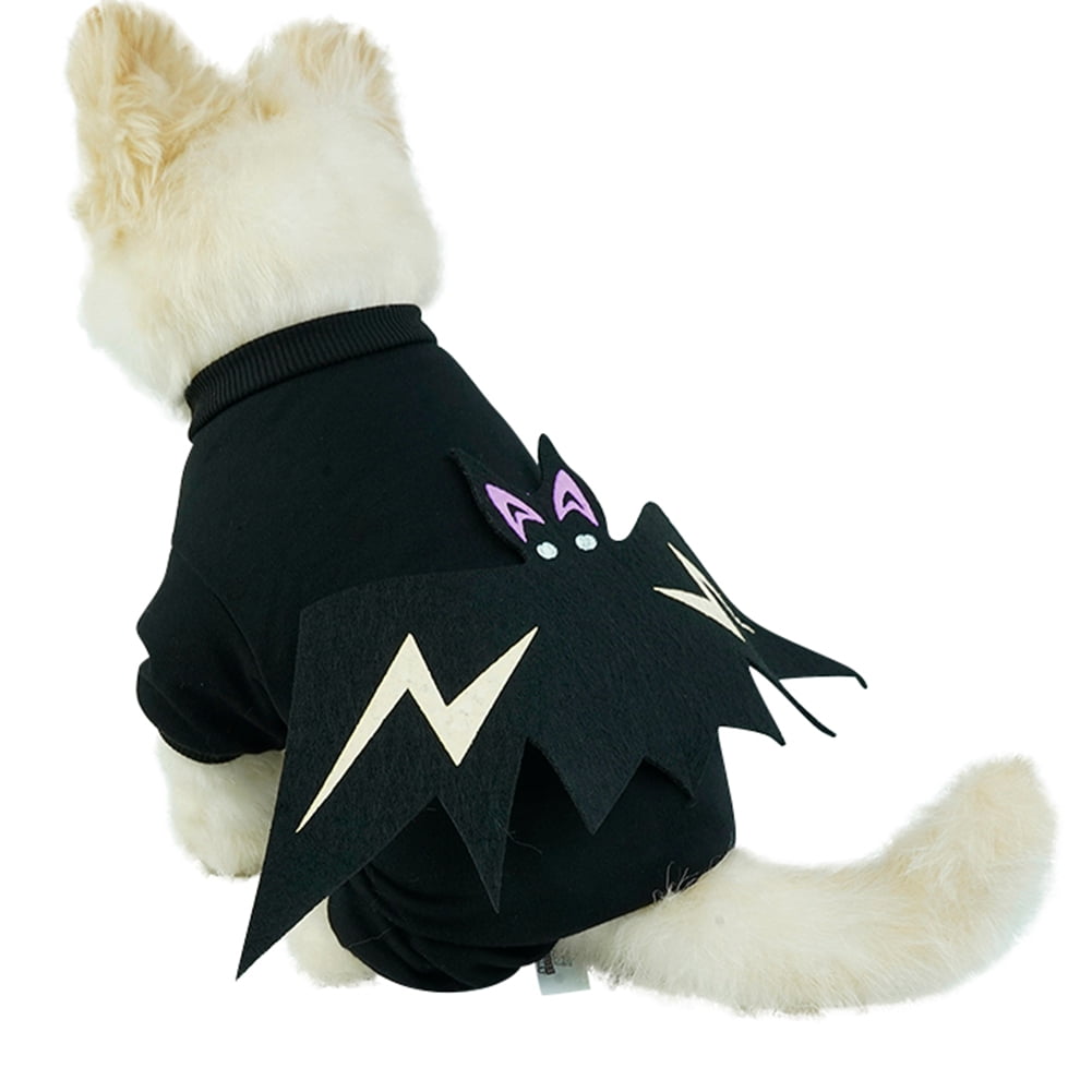 Halloween Dog Glow 3D Bat Costume Halloween Jumpsuit for Dogs Cats ...