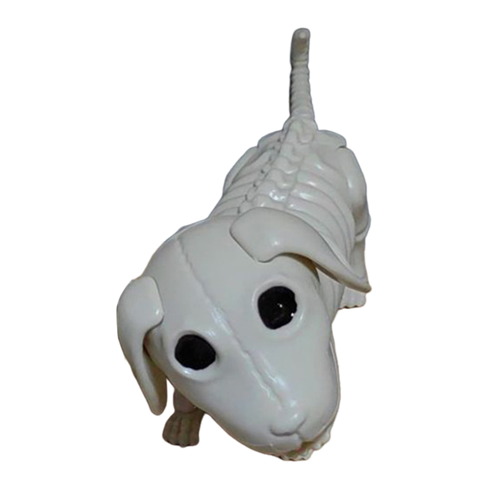 Halloween Dog Skeleton Decoration Realistic Posable Plastic Puppy Bones ...