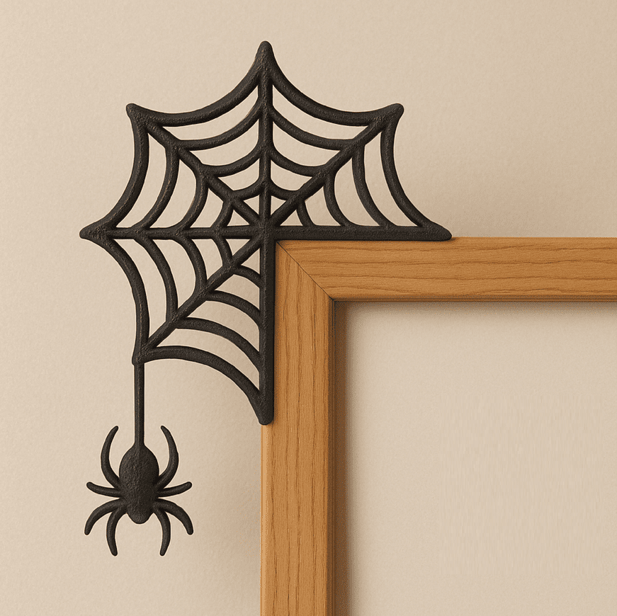 Halloween Door Corner Sign - Halloween Door Decorations,Spider Web Sign ...