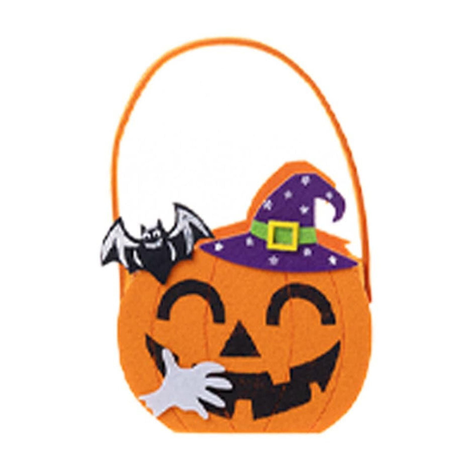 Halloween Door Decor, Portable Bucket Children Trick Candy Pail Holder ...