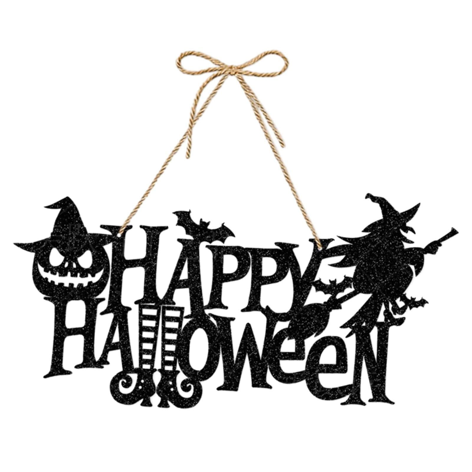 Halloween Door Hanger Halloween Door Sign Pumpkin Art Ornament, Home ...