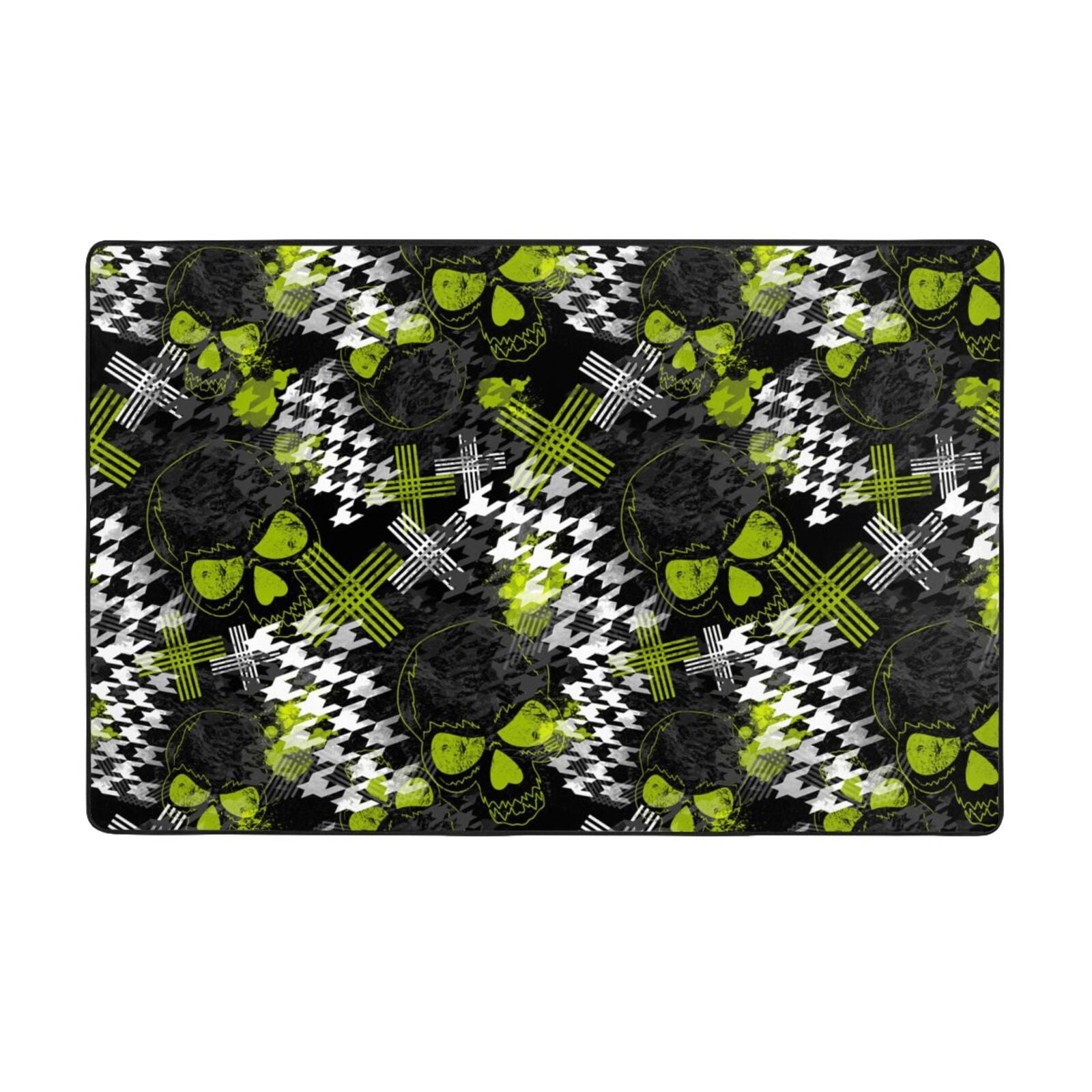 Halloween Door Mat, halloween skull Pattern Indoor Door Mat Bedroom Rug ...