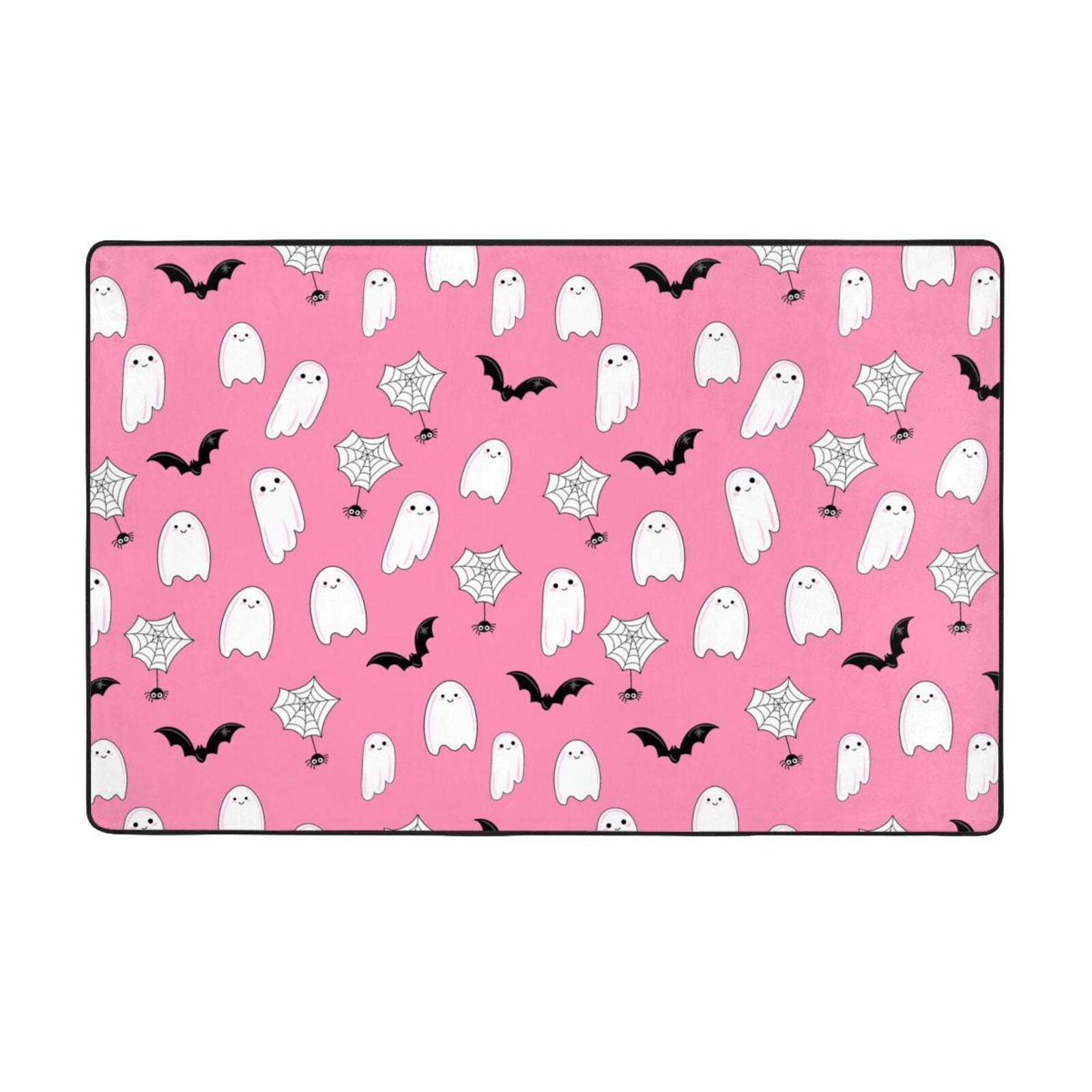 Halloween Door Mat, pink ghost halloween Indoor Door Mat Bedroom Rug ...