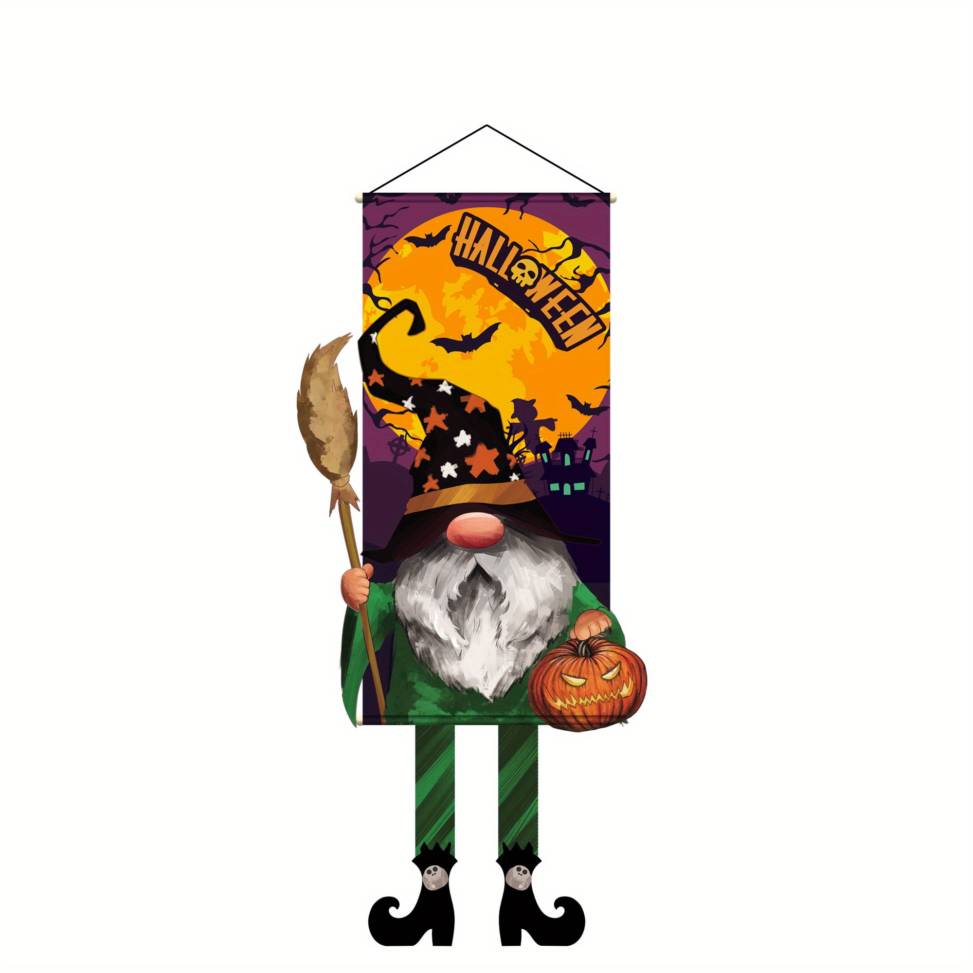 Halloween Door Sign Halloween Witch Door Decorations Halloween Wreath ...