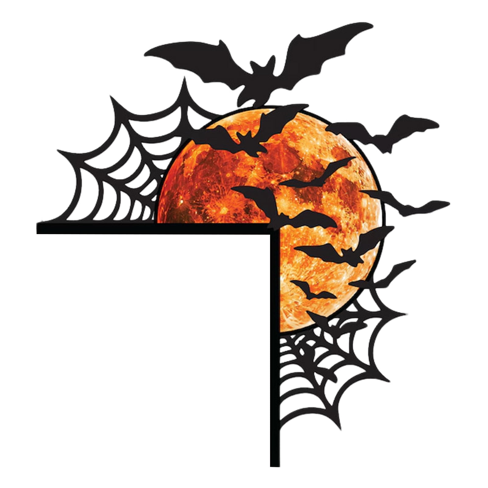 Halloween Door Topper Spider Web Bat Moon Door Frame Corner Decor Home ...