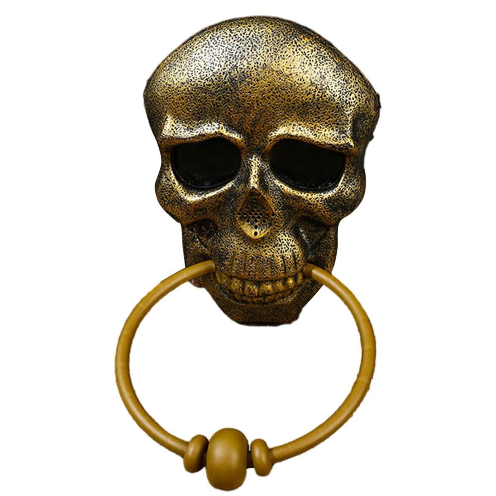 Halloween Doorbell | Touch Control Glowing Eyes Skull Doorbell ...