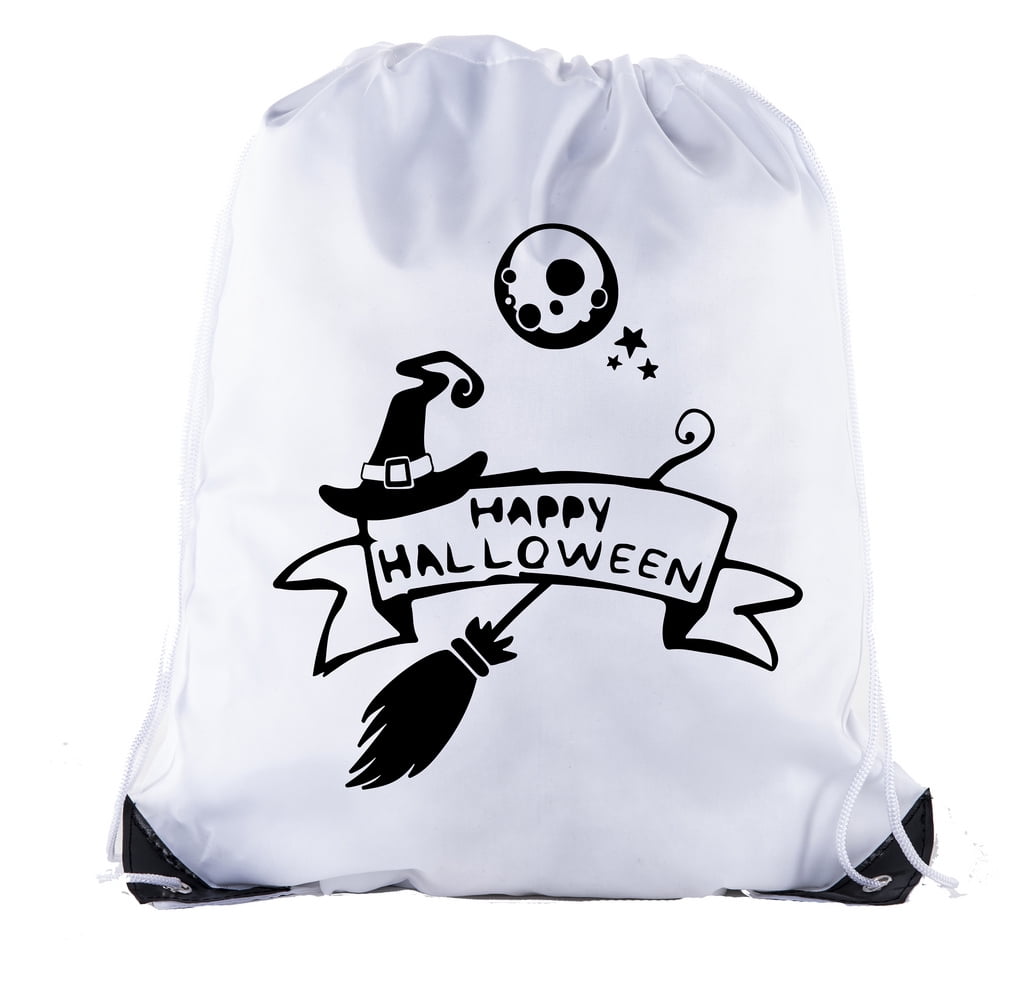 Halloween Drawstring Bag | Halloween Trick or Treat Bag for Candy ...