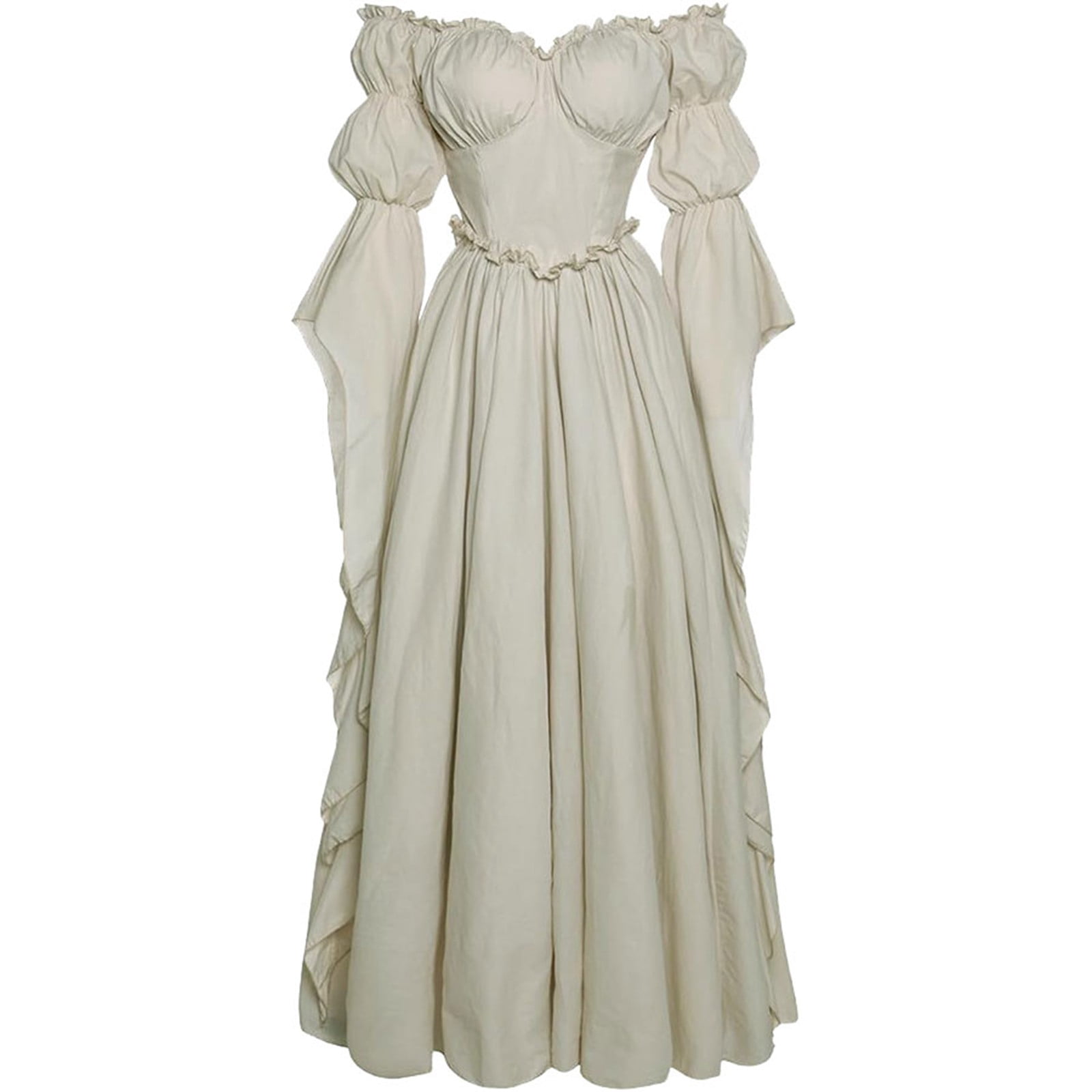 Halloween Dress Gothic Clothes for Women Elegant Medieval Dress Square ...