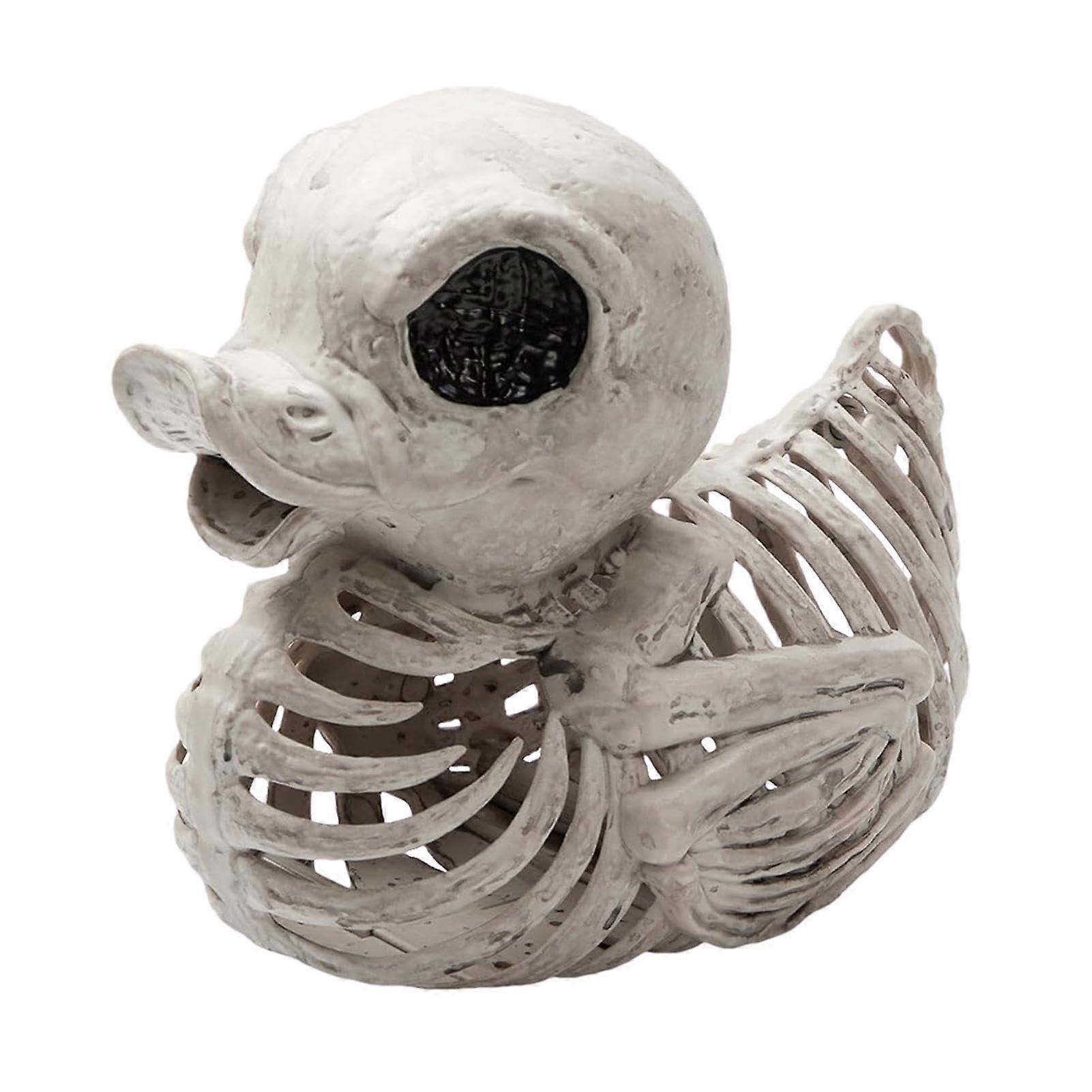 Halloween Duck Skeleton, Duck Bone Skeleton, 4.5 Inch Halloween Scary ...