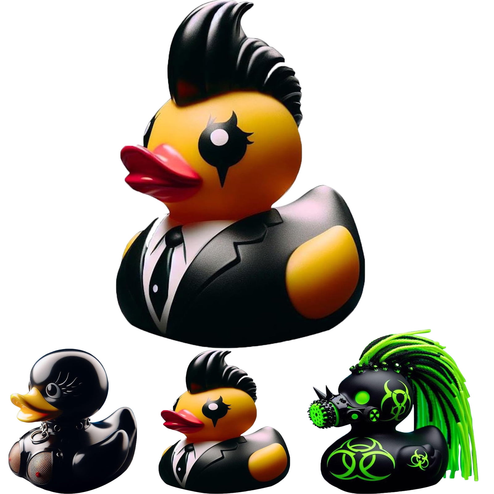 Halloween Ducks,Unique Rubber Ducks,Halloween Rubber Ducks,Goth Satanic ...