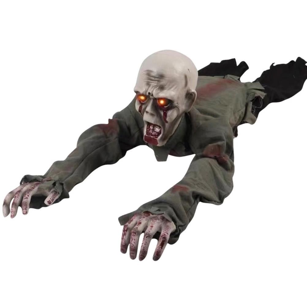Halloween Electric Crawling Ghost with Horror Voice Sound Control ...