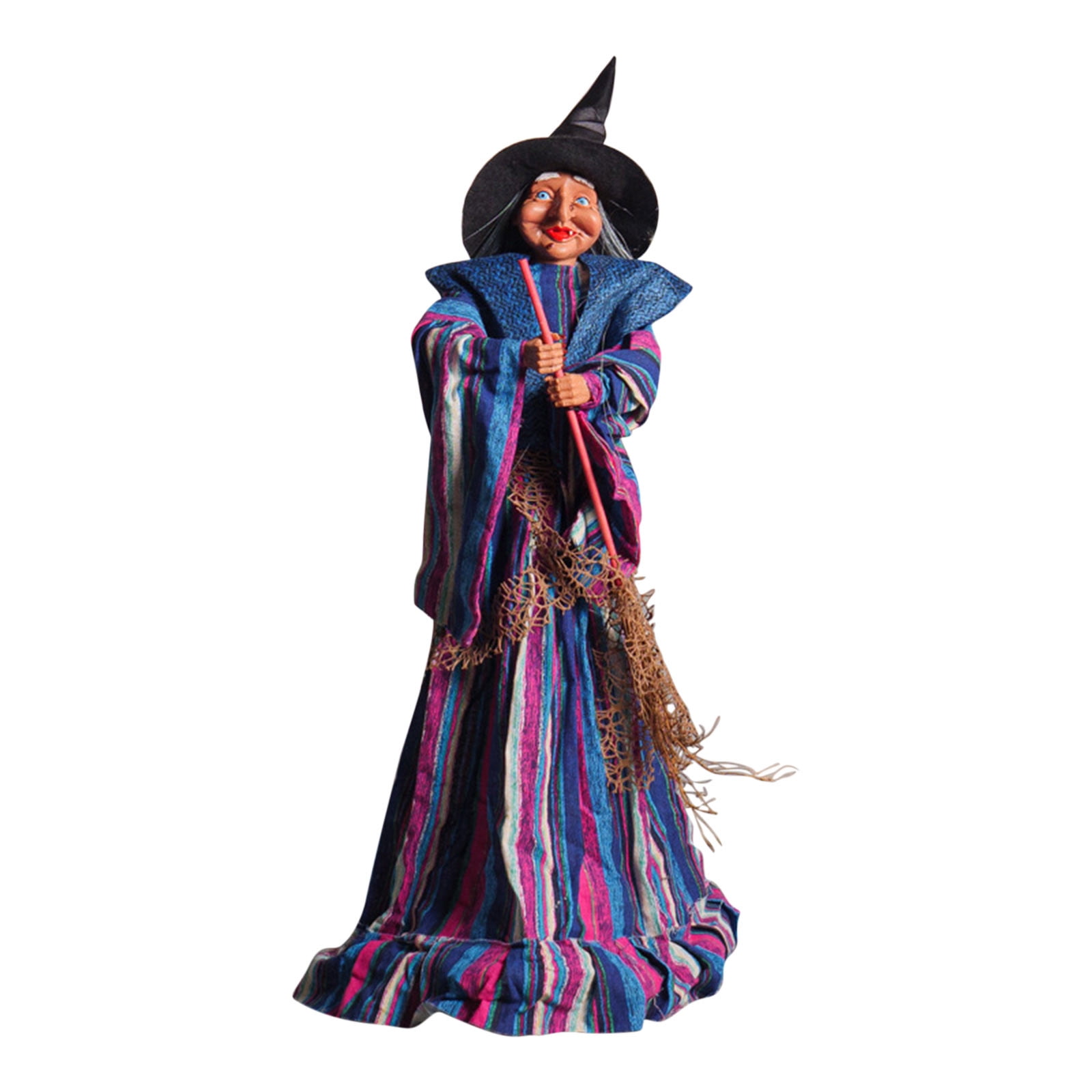 Halloween Electric Induction Standing Witch Toys Ghost Festival Bar ...