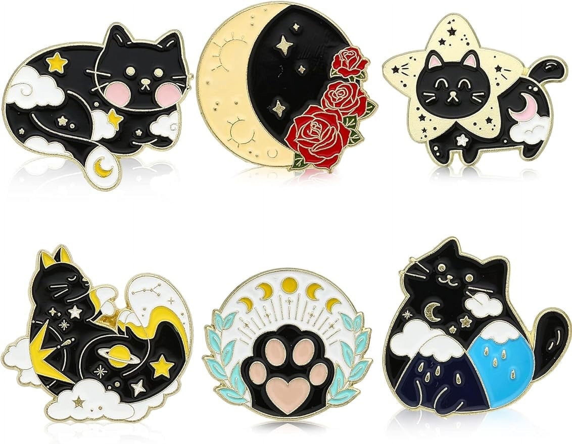 Halloween Enamel Pins Backpacks Aesthetic Goth Enamel Pin Set Bulk ...