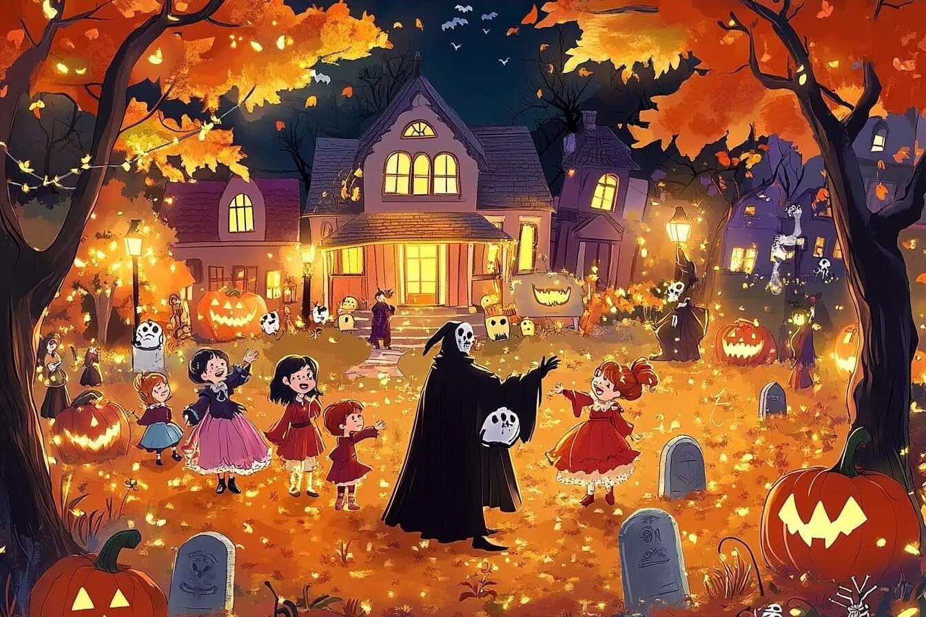 Halloween Eve 500 Piece Creative Fun Jigsaw Puzzle for Adults Challenging Traditional Puzzle ...