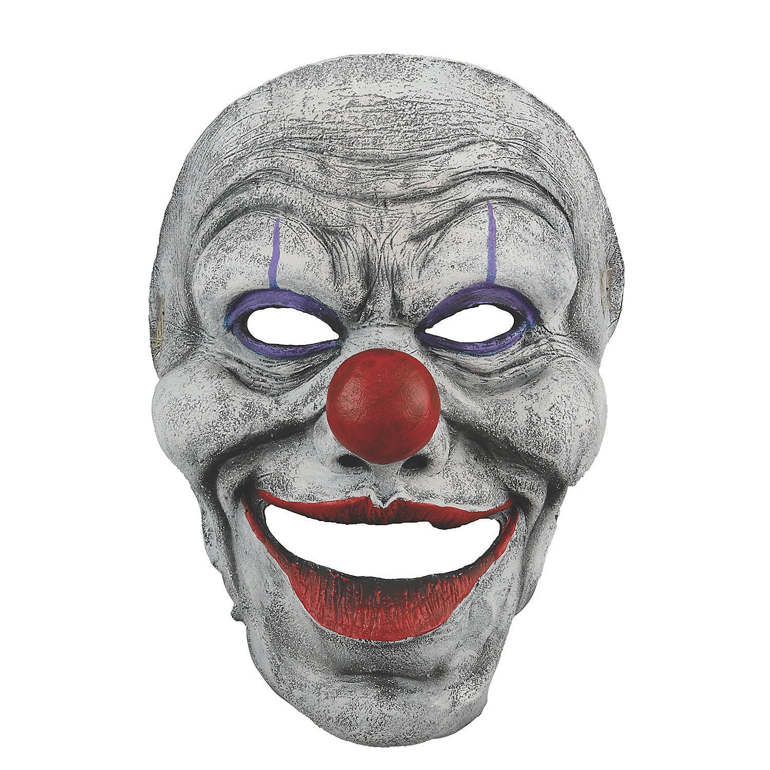 Halloween Express Adult Cirkus Clown Mask Costume - One Size Fits Most ...