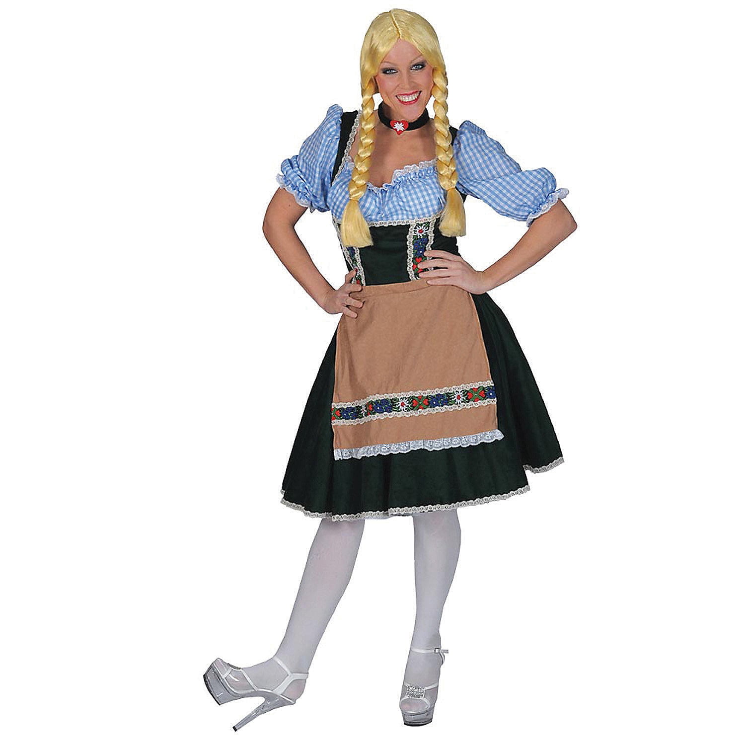 Halloween Express Women's Oktober Salzberg Dress with Shirt Costume ...