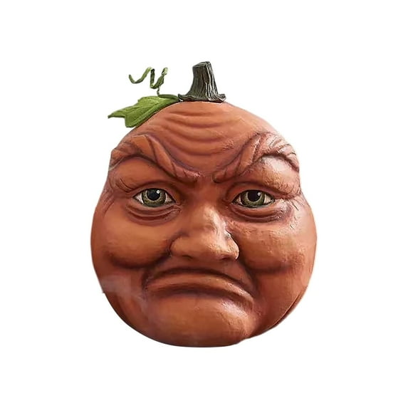 Halloween Expressive Pumpkin Decoration - Grumpy Pumpkin Halloween ...