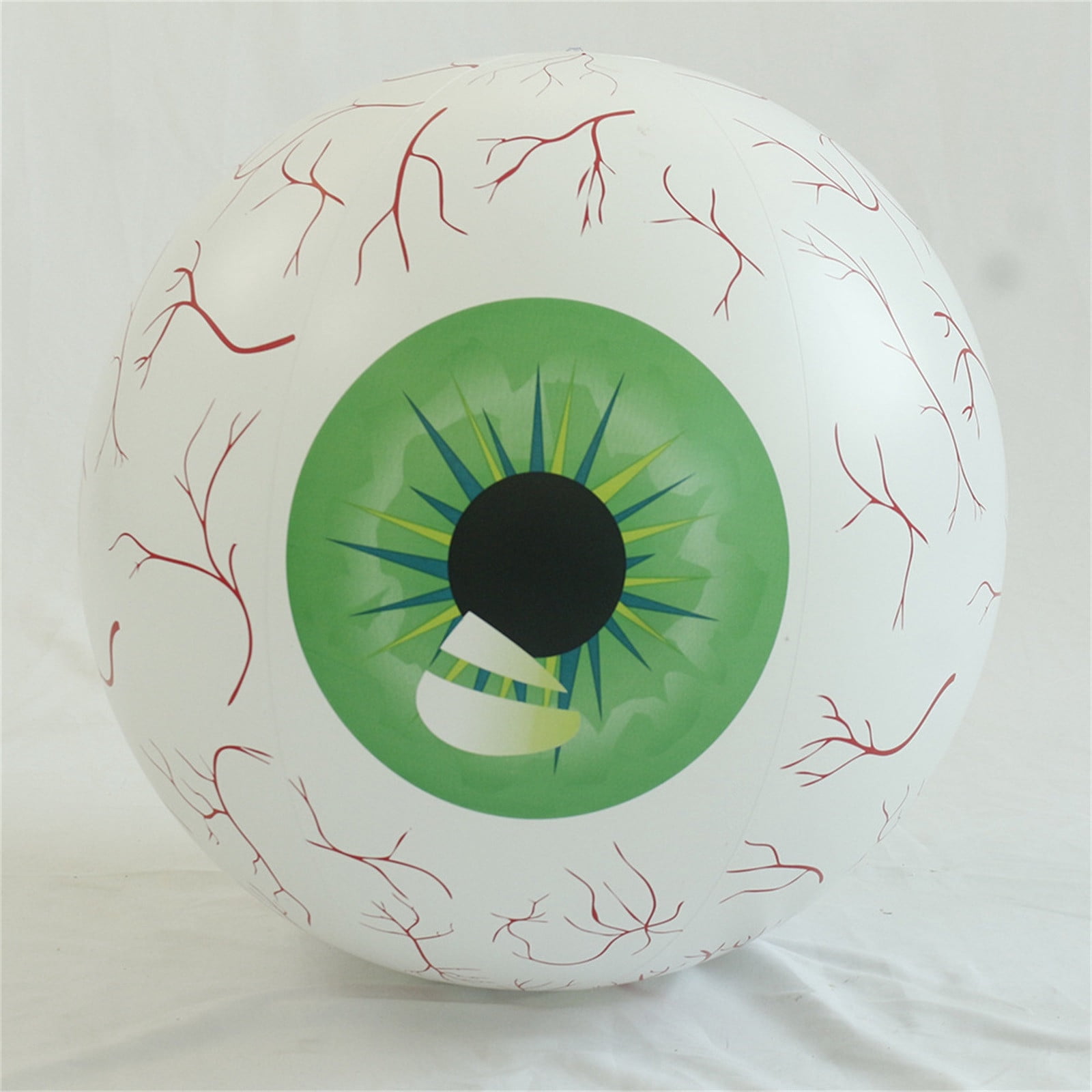 Halloween Eyeball Inflatable Luminous Color Changing Foil Mylar Scary ...