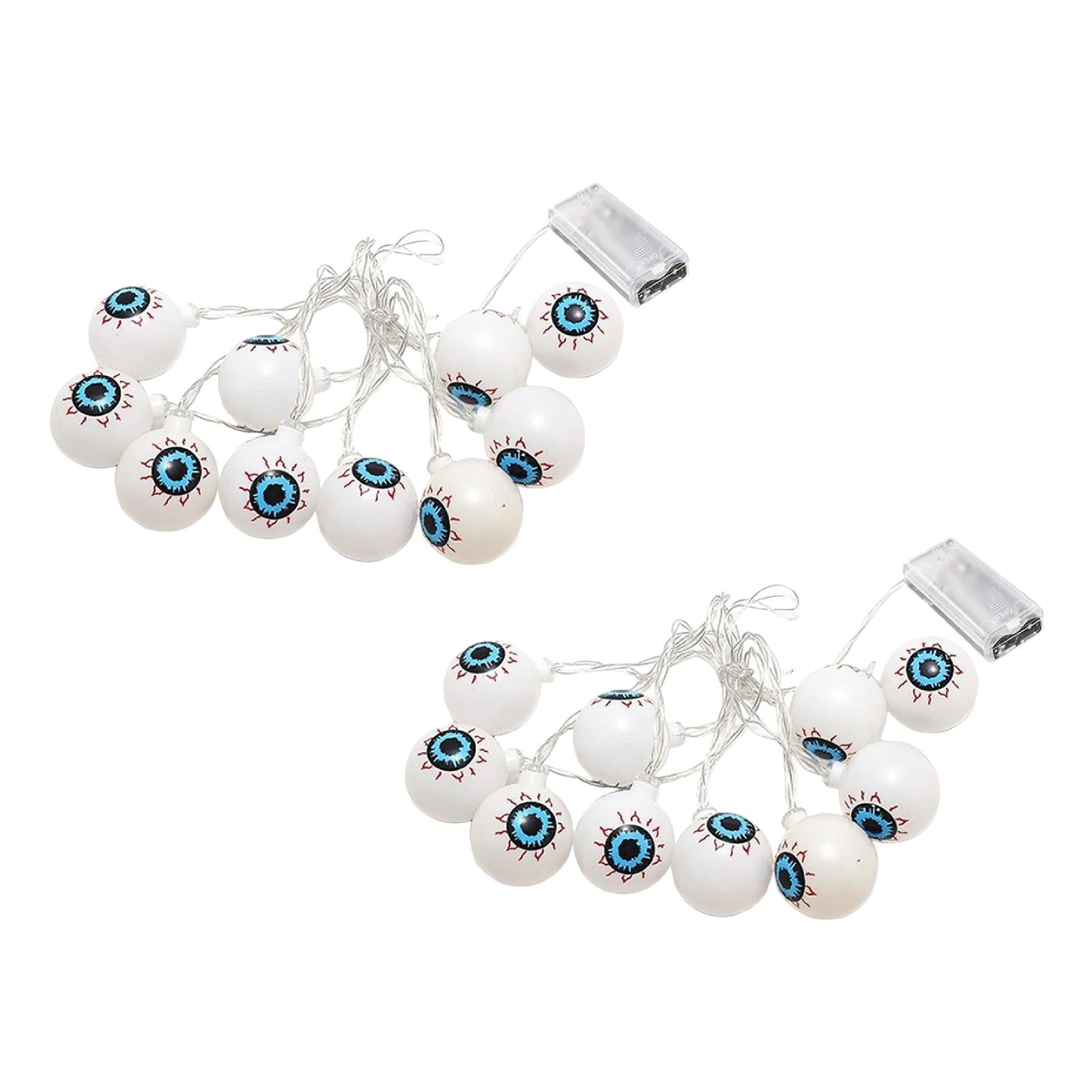 Halloween Eyeball String Lights LED Battery Operated Eyeball Lights ...